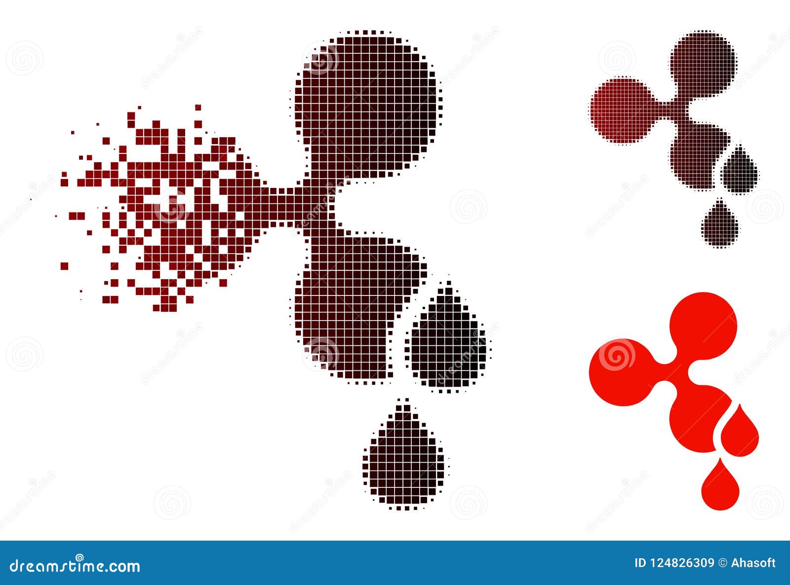 Moving Dot Halftone Ripple Blood Drops Icon Stock Vector - Illustration ... Moving Dot Halftone Ripple Blood Drops Icon Stock Vector - Illustration ...
