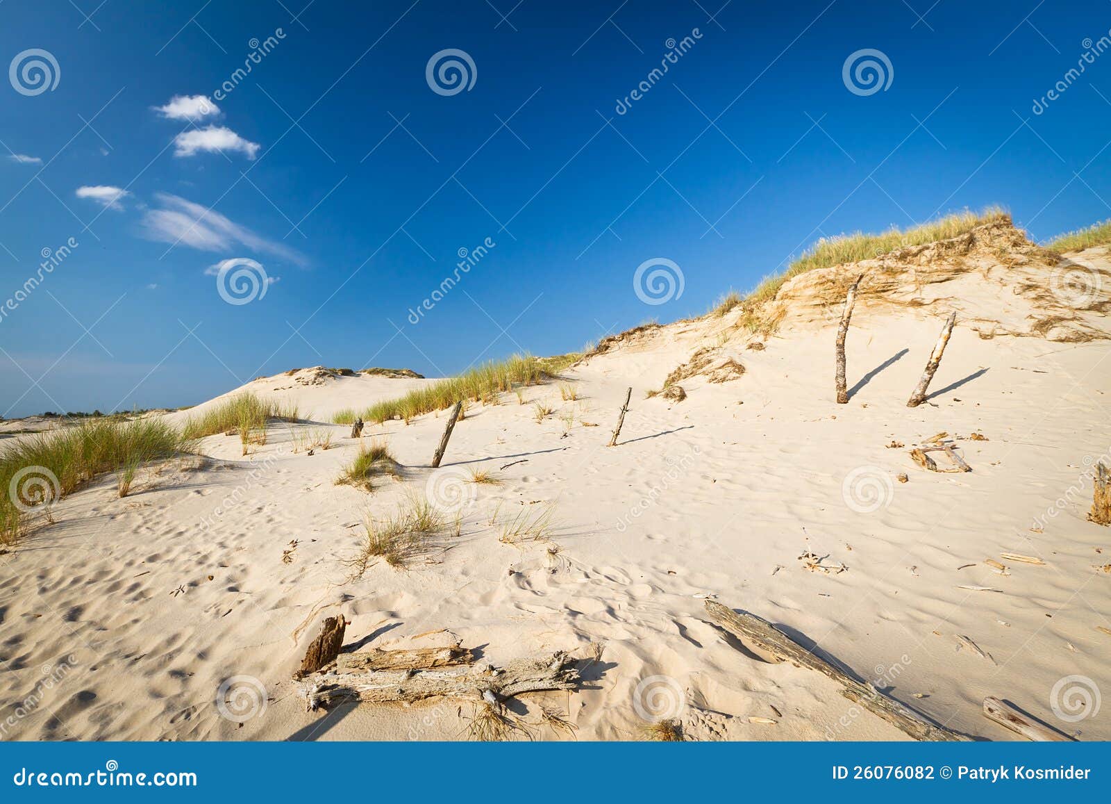 Moving Dunes in Leba, Poland Stock Photo - Image of europe, pattern ...