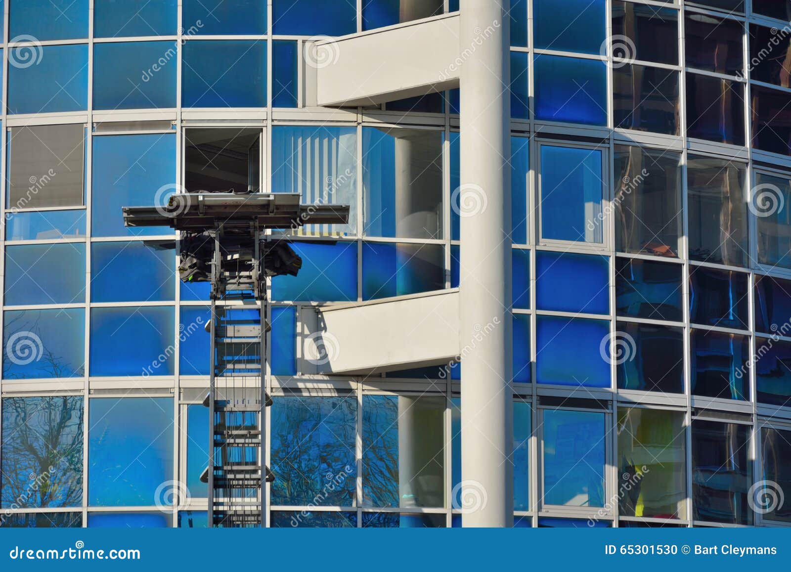 Moving Elevator Working for a Relocation, a New Beginning Stock Photo ...