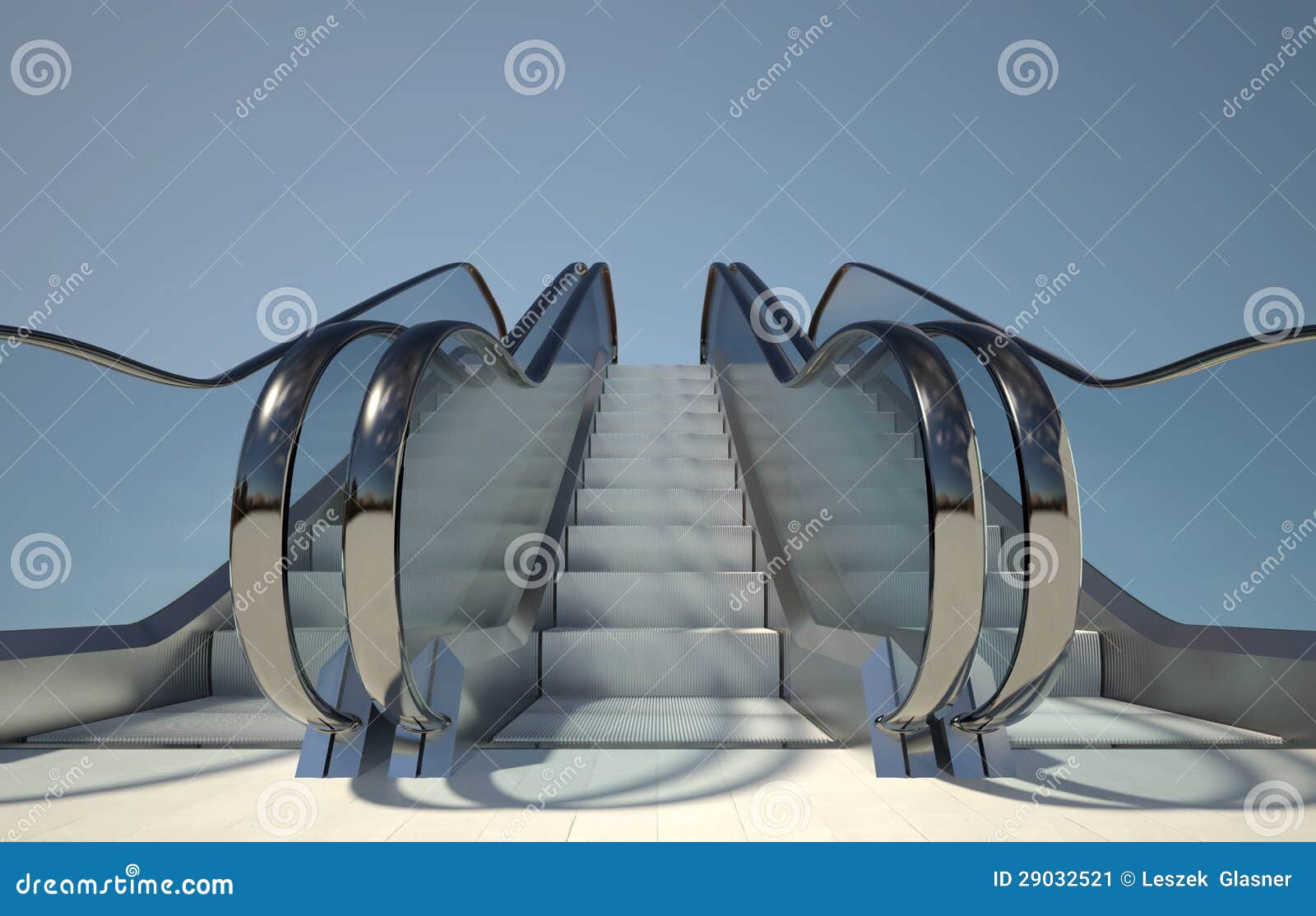 Stairs Modern. 3d White Architectural Objects For Interior Space Up And ...
