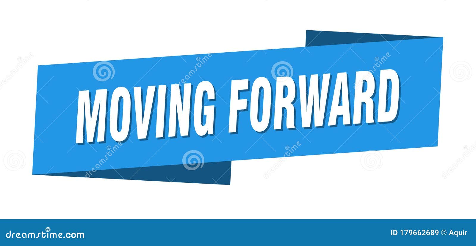 Moving Forward Banner Template. Moving Forward Ribbon Label Stock ...