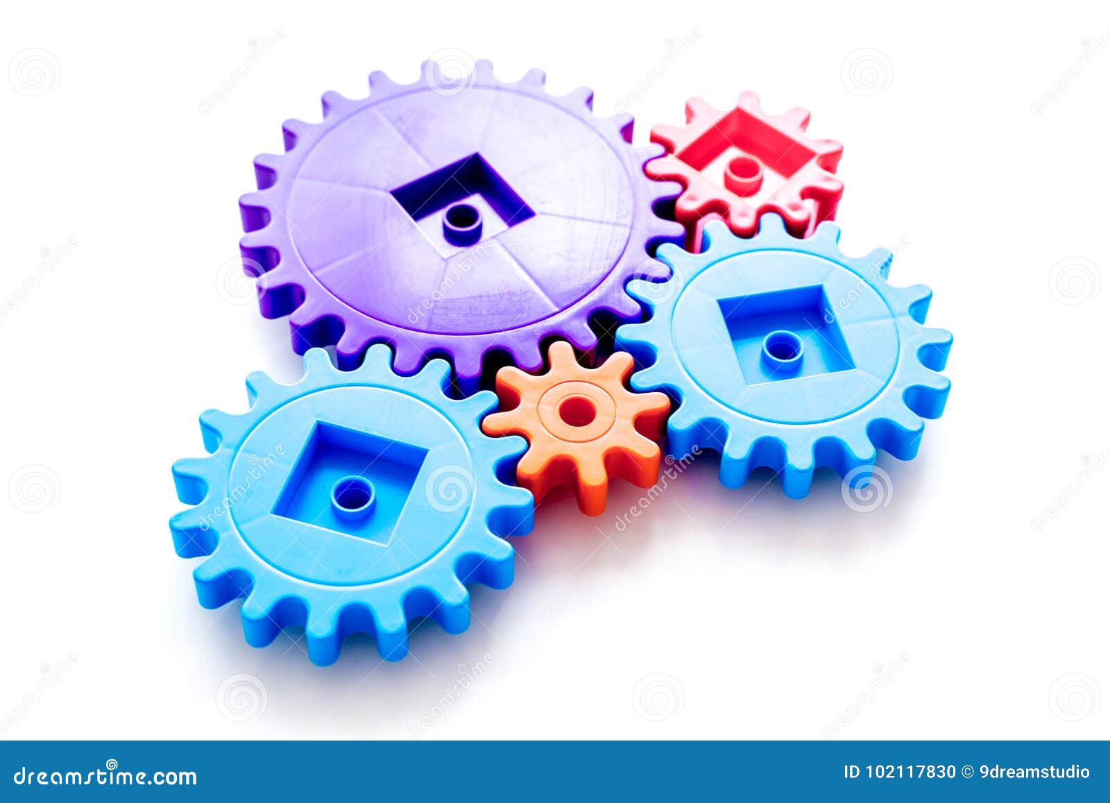 Moving Forward Concept, Ideal Operating Principle with Gears and Wheels ...