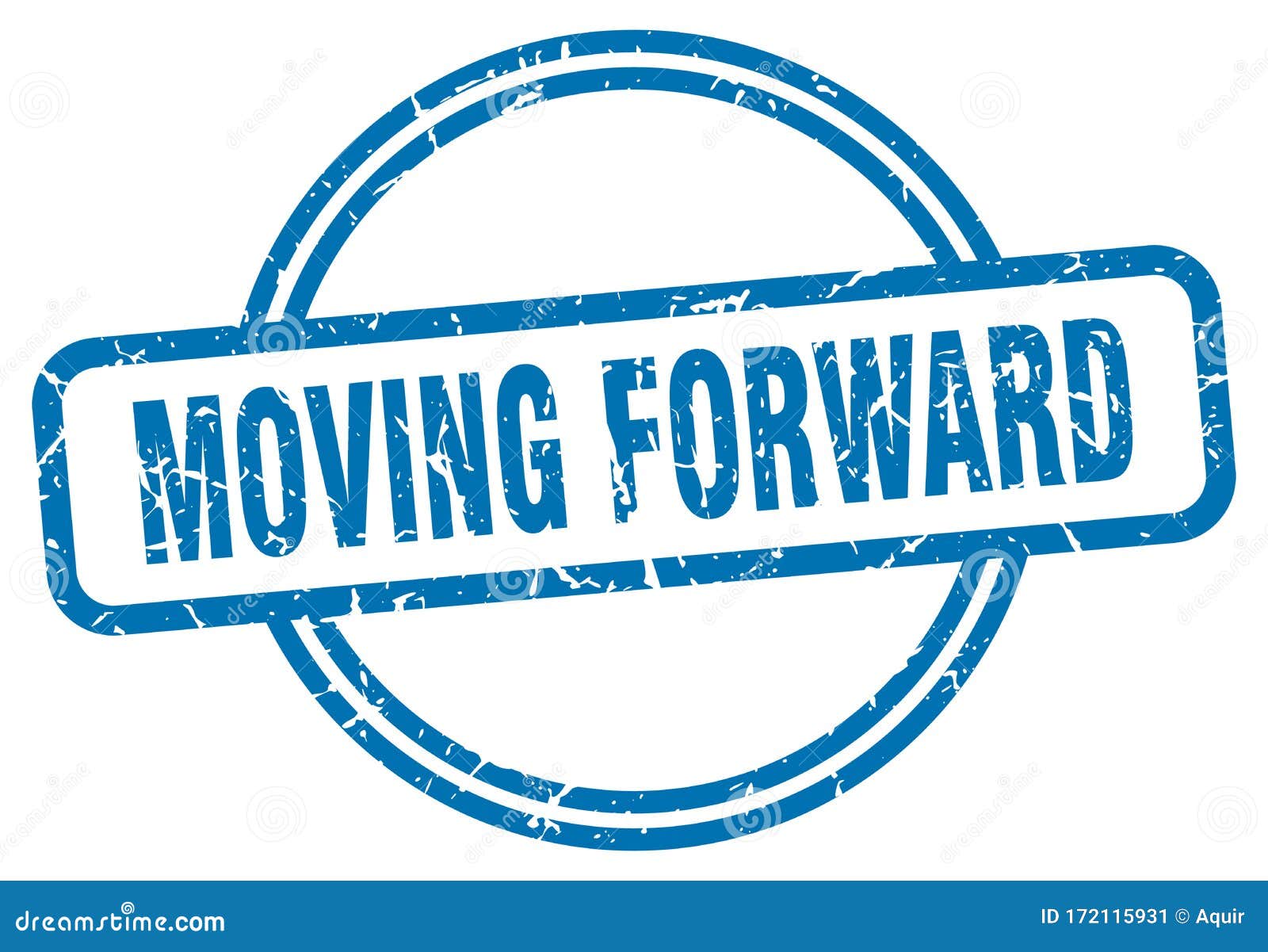 Moving Forward Stamp. Moving Forward Round Grunge Sign Stock Vector ...