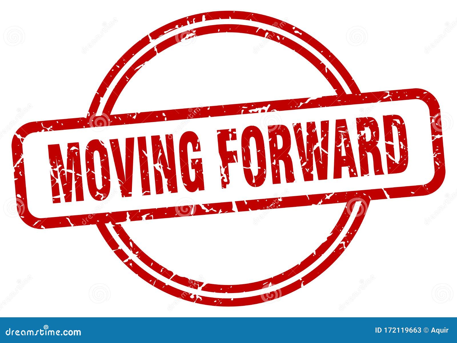 Moving Forward Stamp. Moving Forward Round Grunge Sign Stock Vector ...