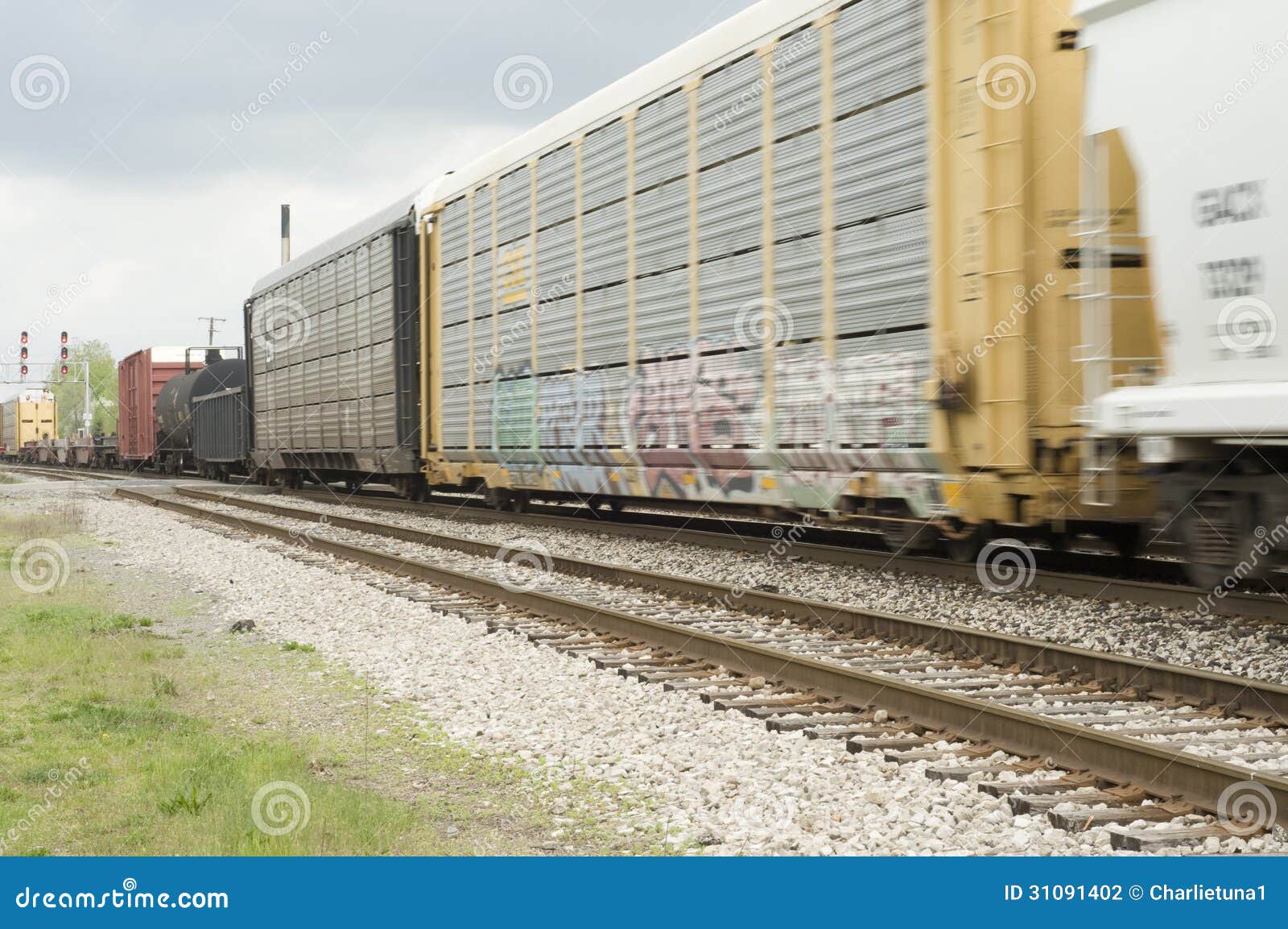 Moving freight stock photo. Image of passing, freight - 31091402
