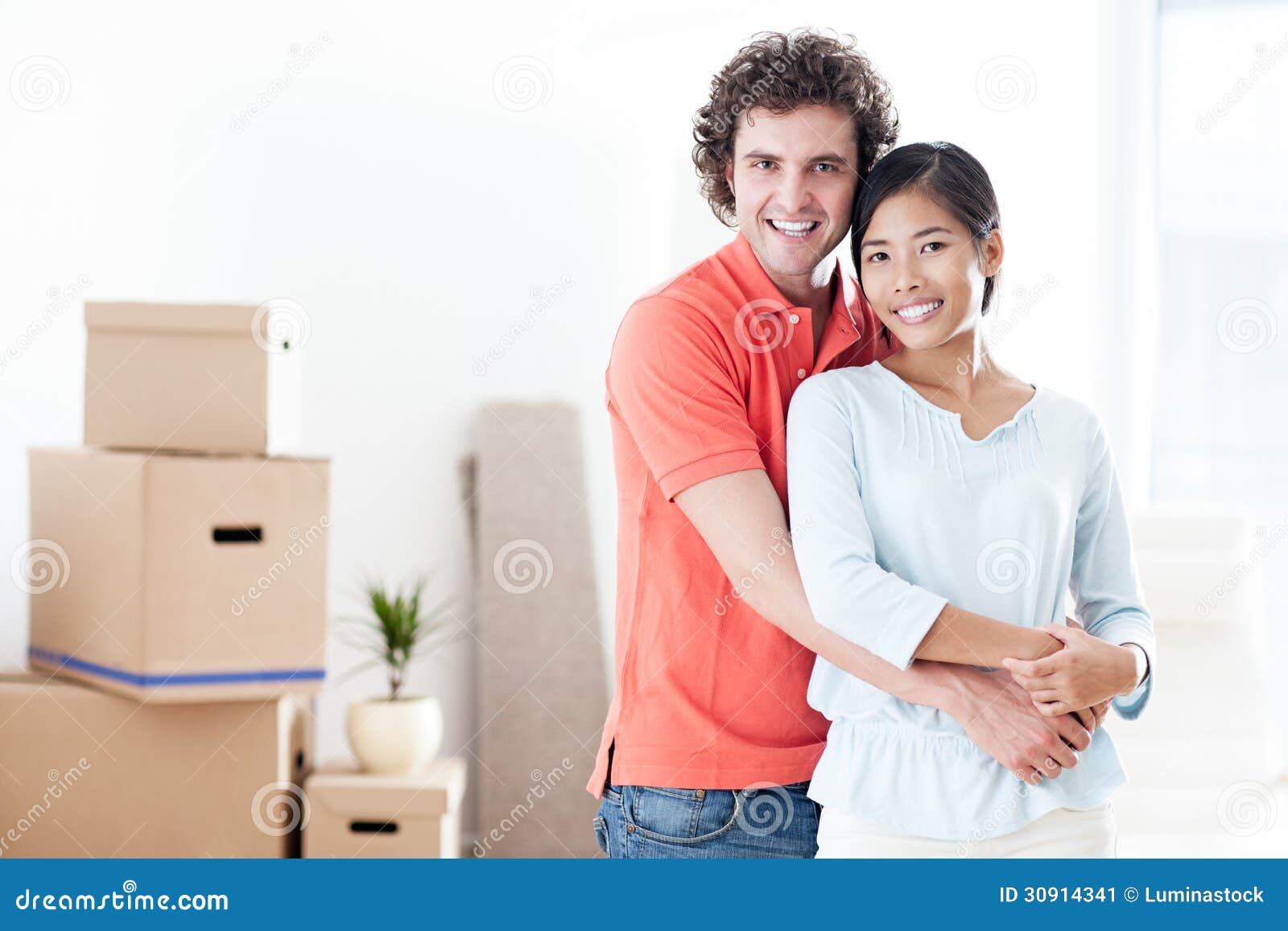 Moving in stock image. Image of floor, apartment, handsome - 30914341