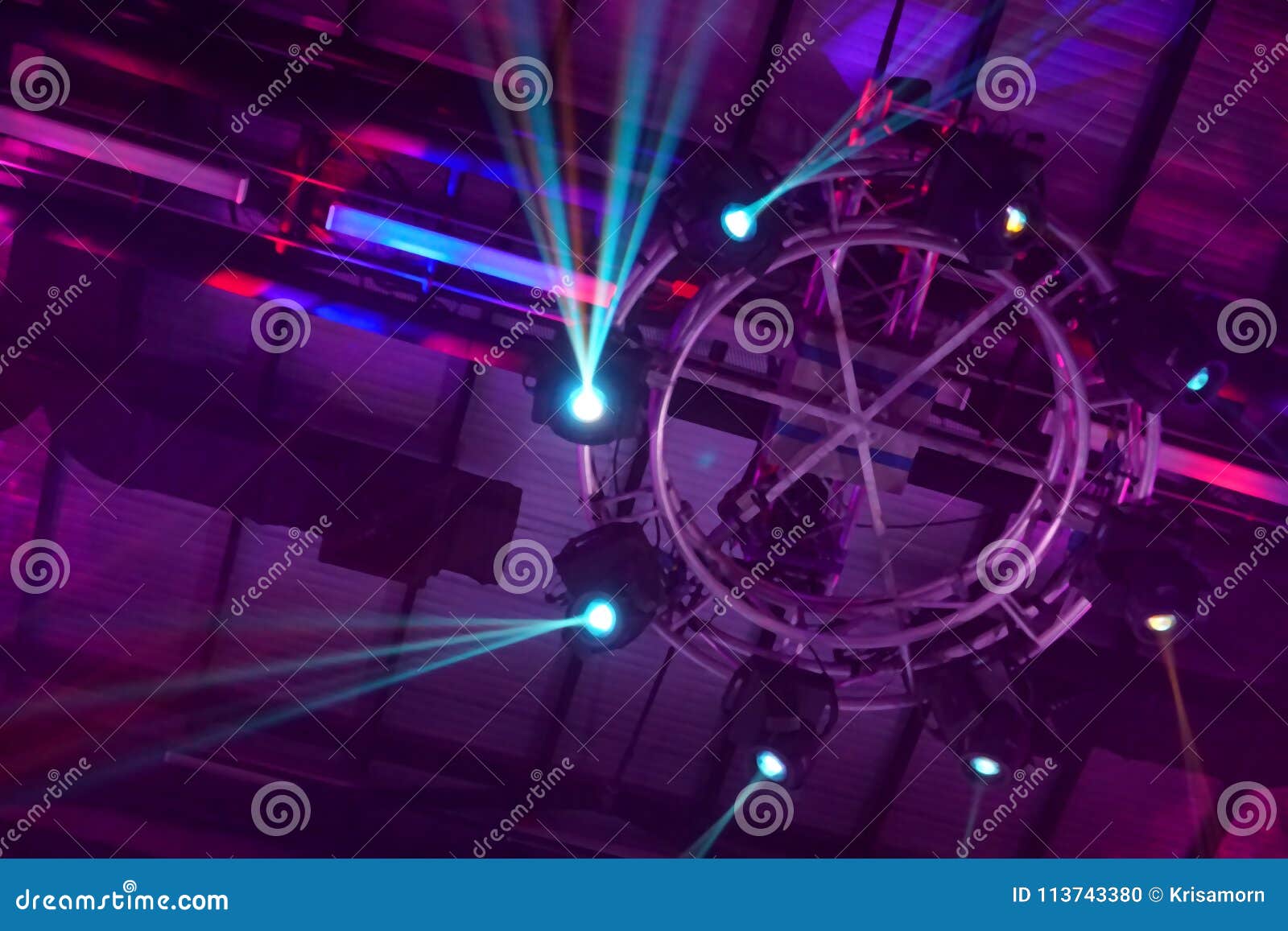 Moving head beam lights stock photo. Image of concert - 113743380