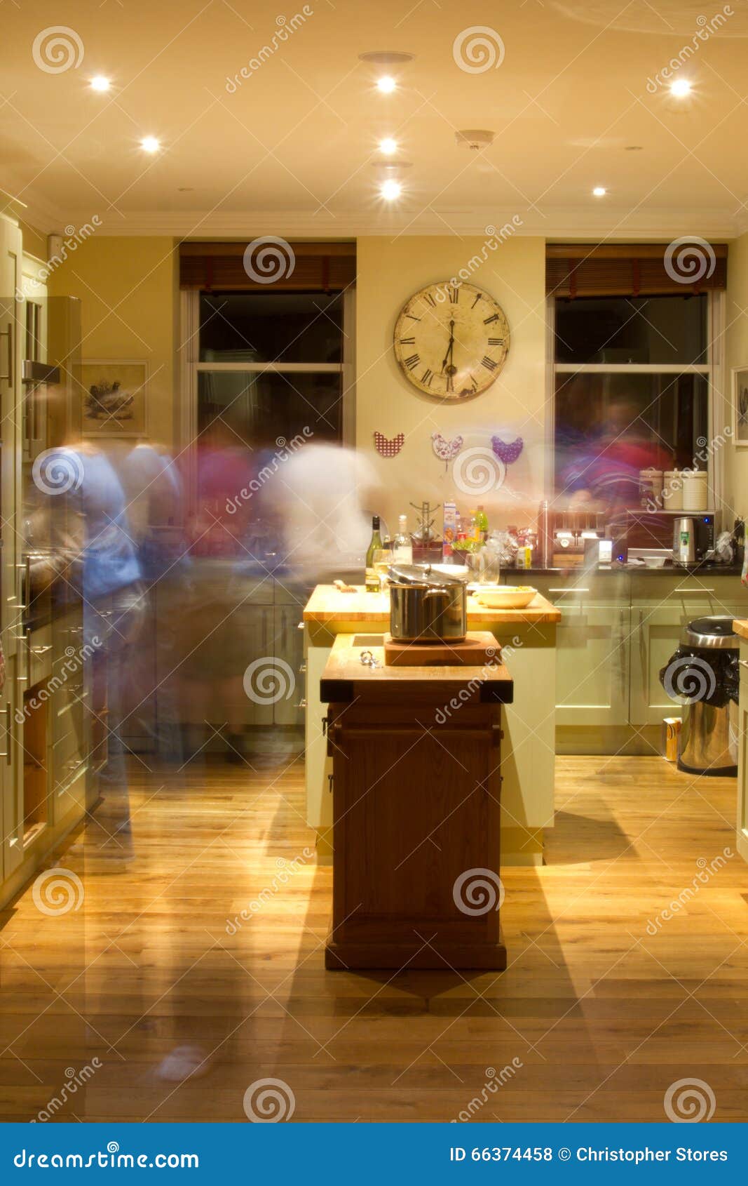 Moving Kitchen stock photo. Image of blur, speed, working - 66374458