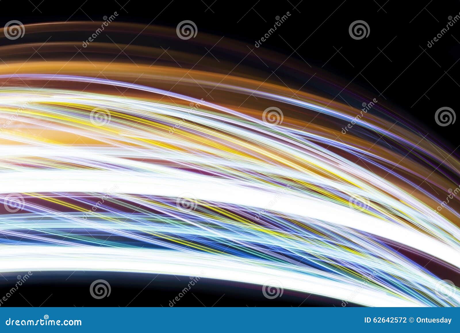 Moving Lighting on Black Background Stock Photo - Image of orange ...