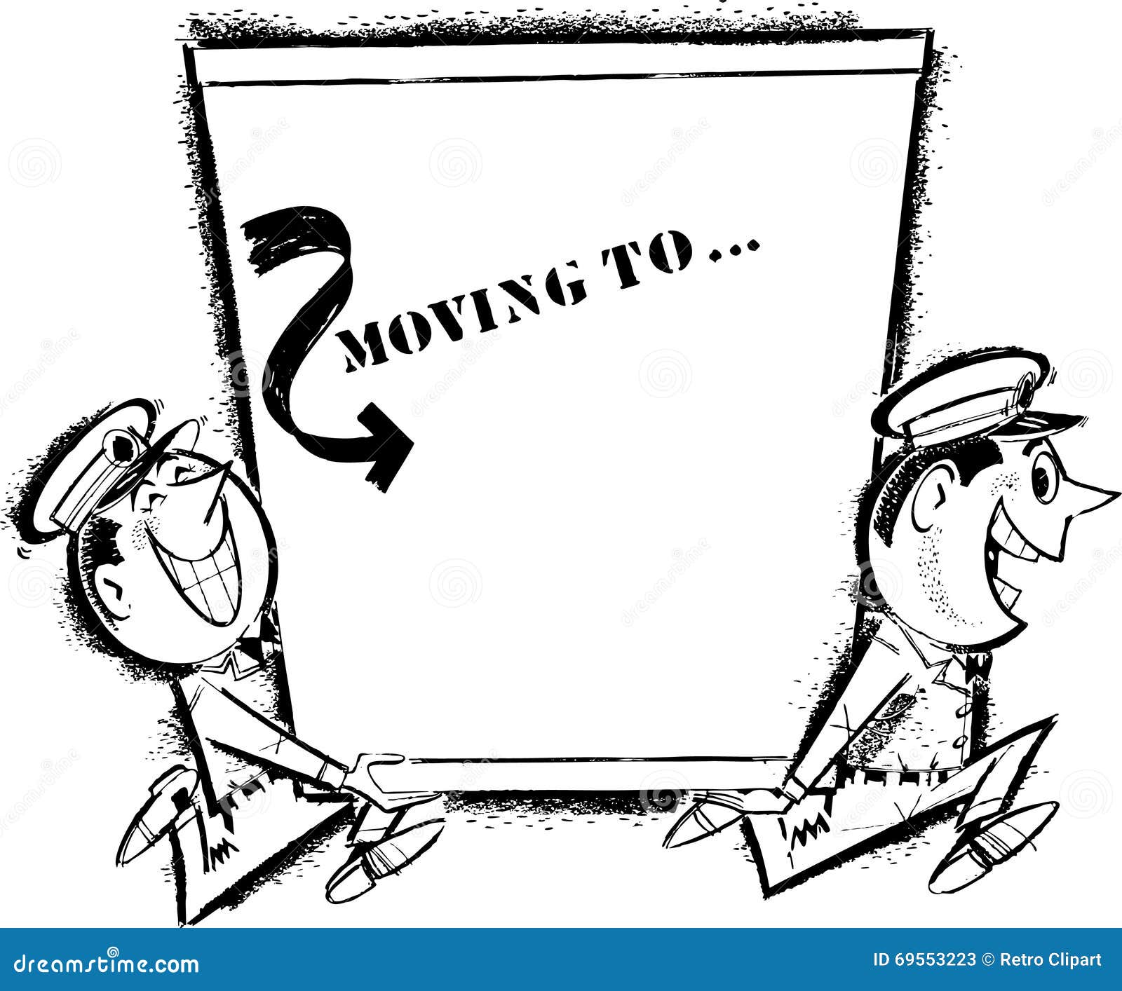 Moving Men stock illustration. Illustration of boxes - 69553223