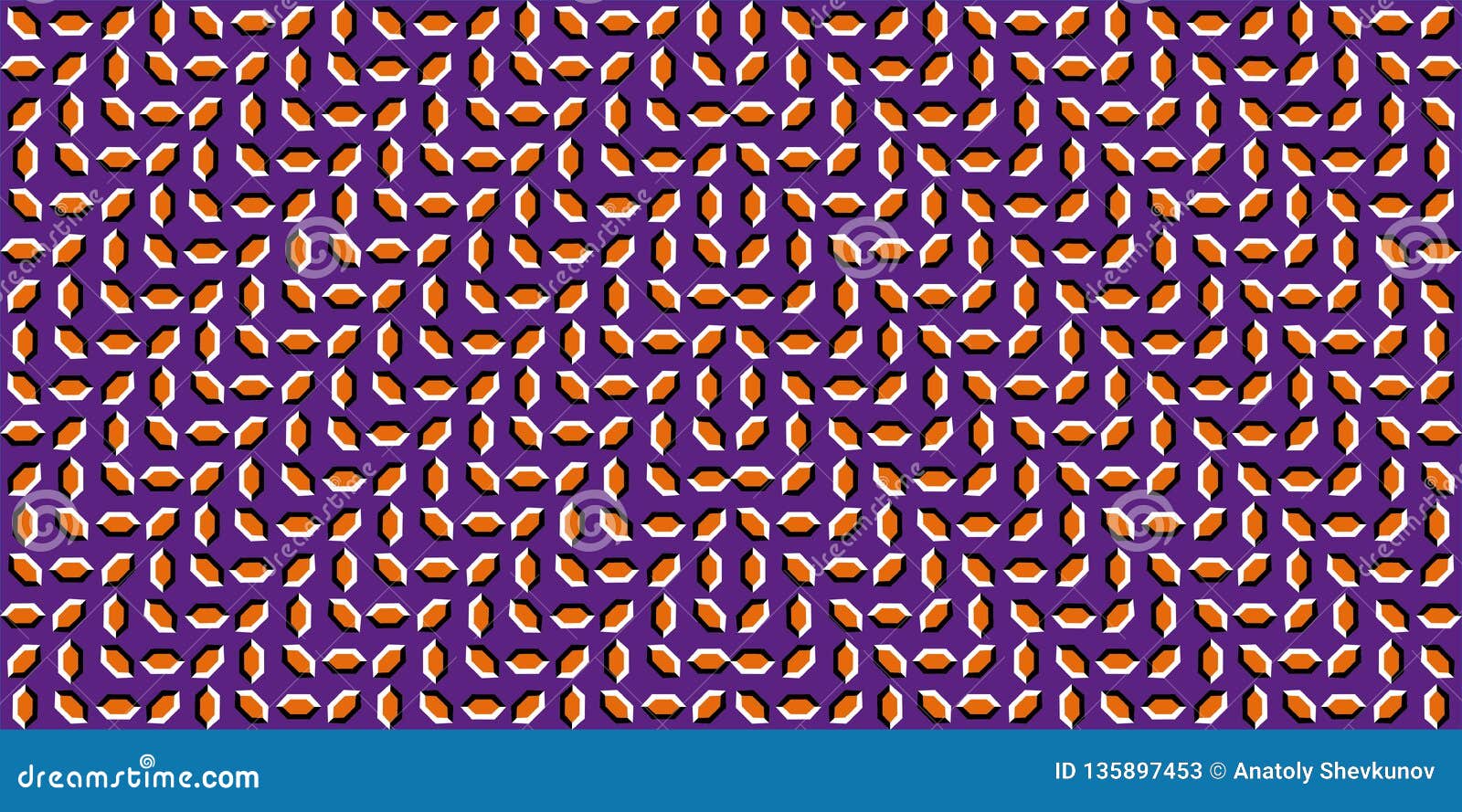 Moving Optical Illusion Vector Abstraction. Splash On The Surface Of ...