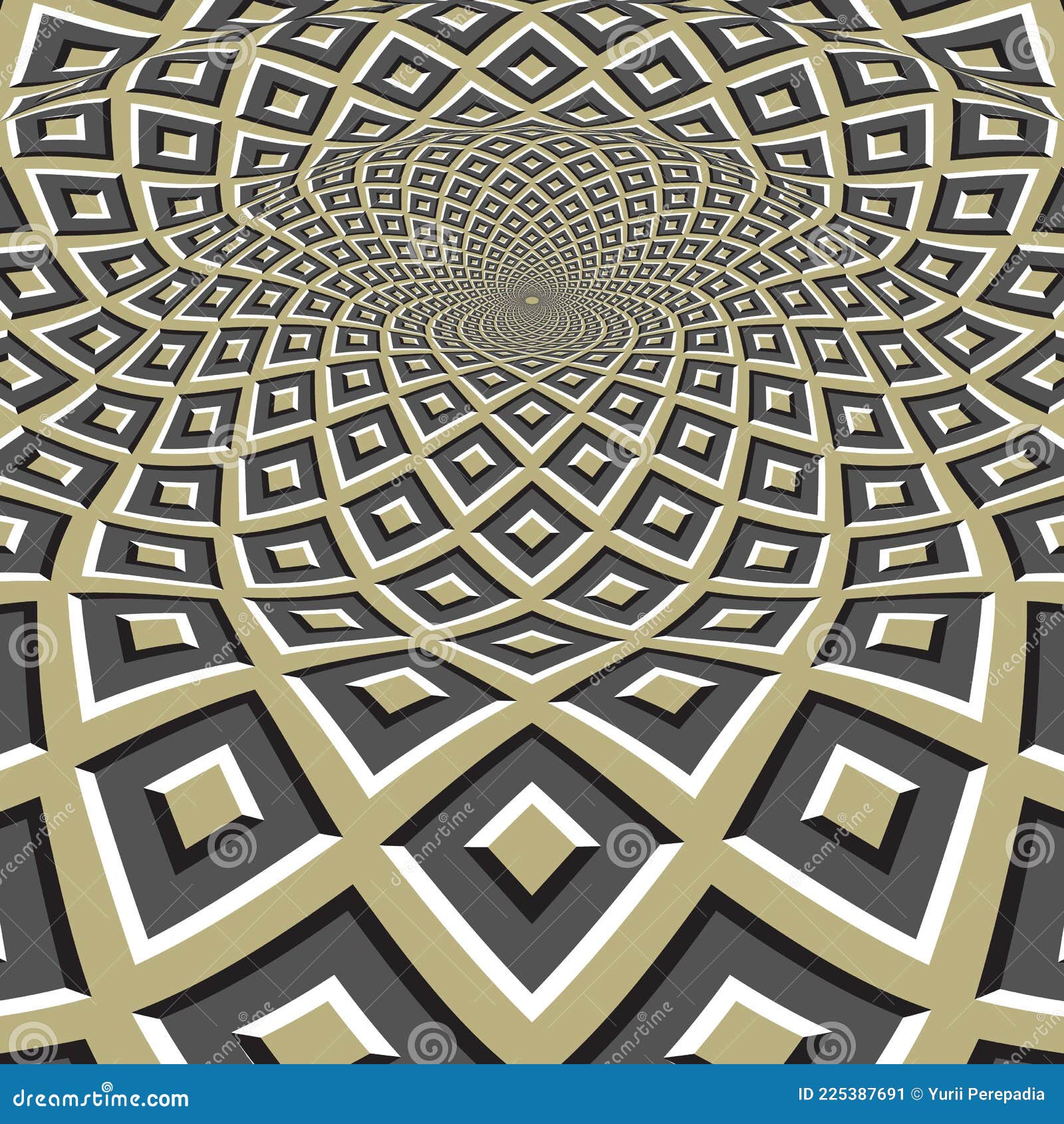 Moving Optical Illusion Vector Abstraction. Splash On The Surface Of ...