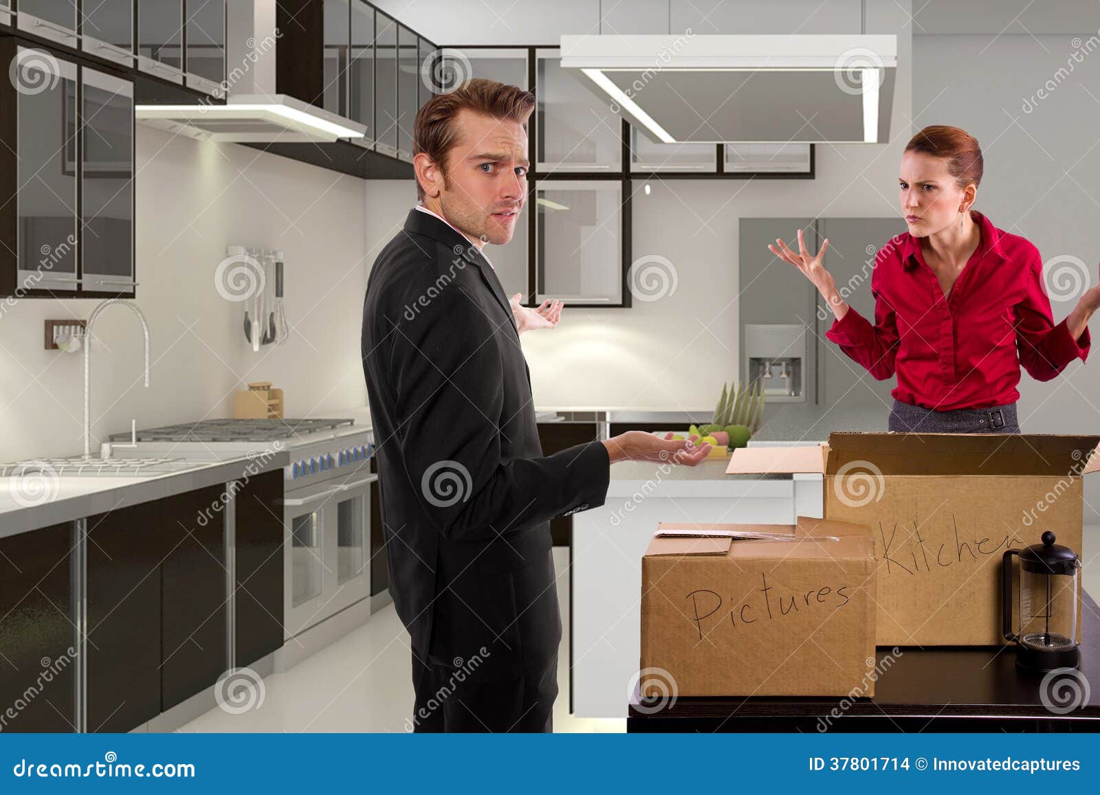 Moving Out stock photo. Image of displeased, bitchy, argue - 37801714