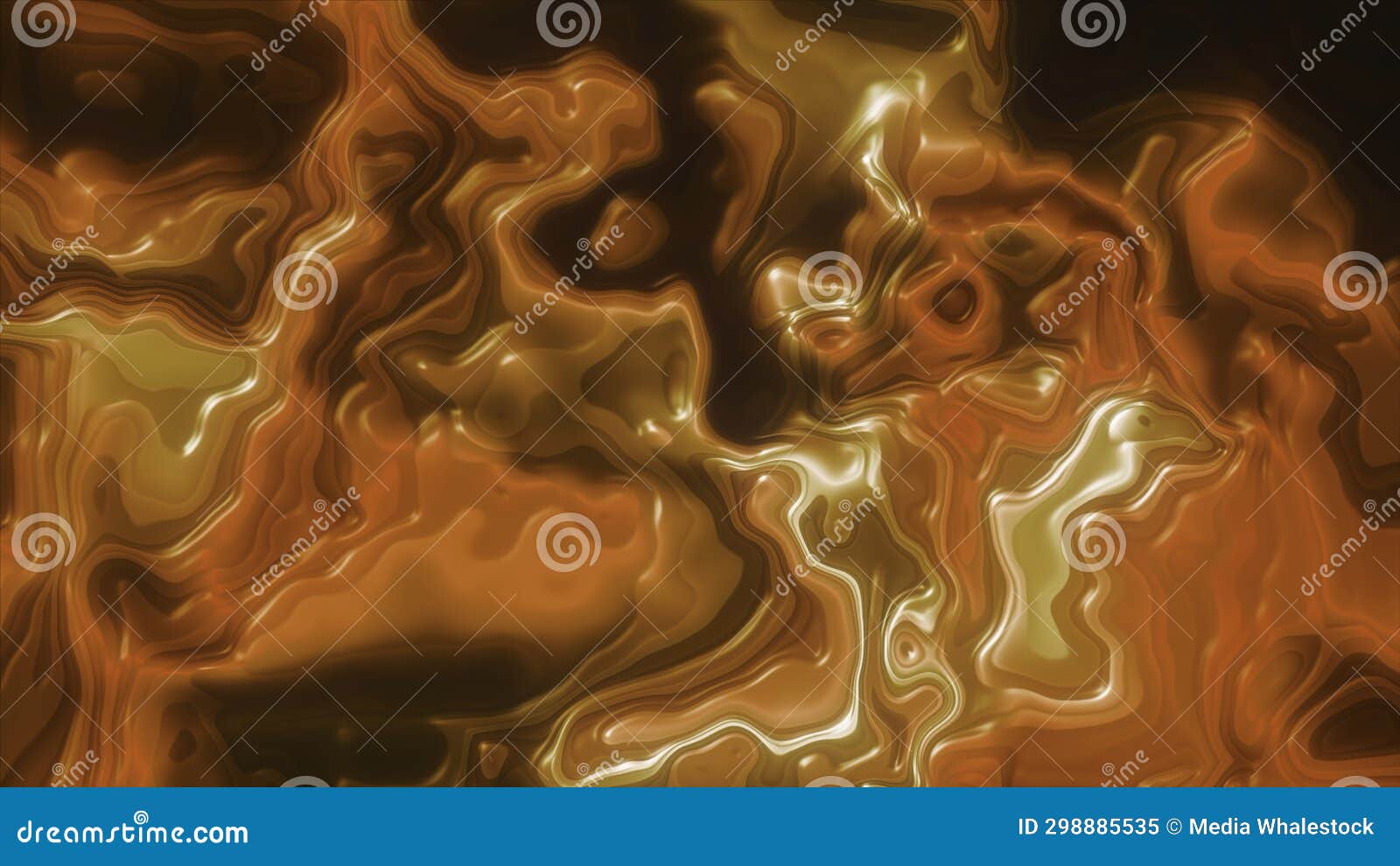 Moving Pattern of Liquid Layers. Motion. Glowing Layers of Moving Fluid ...