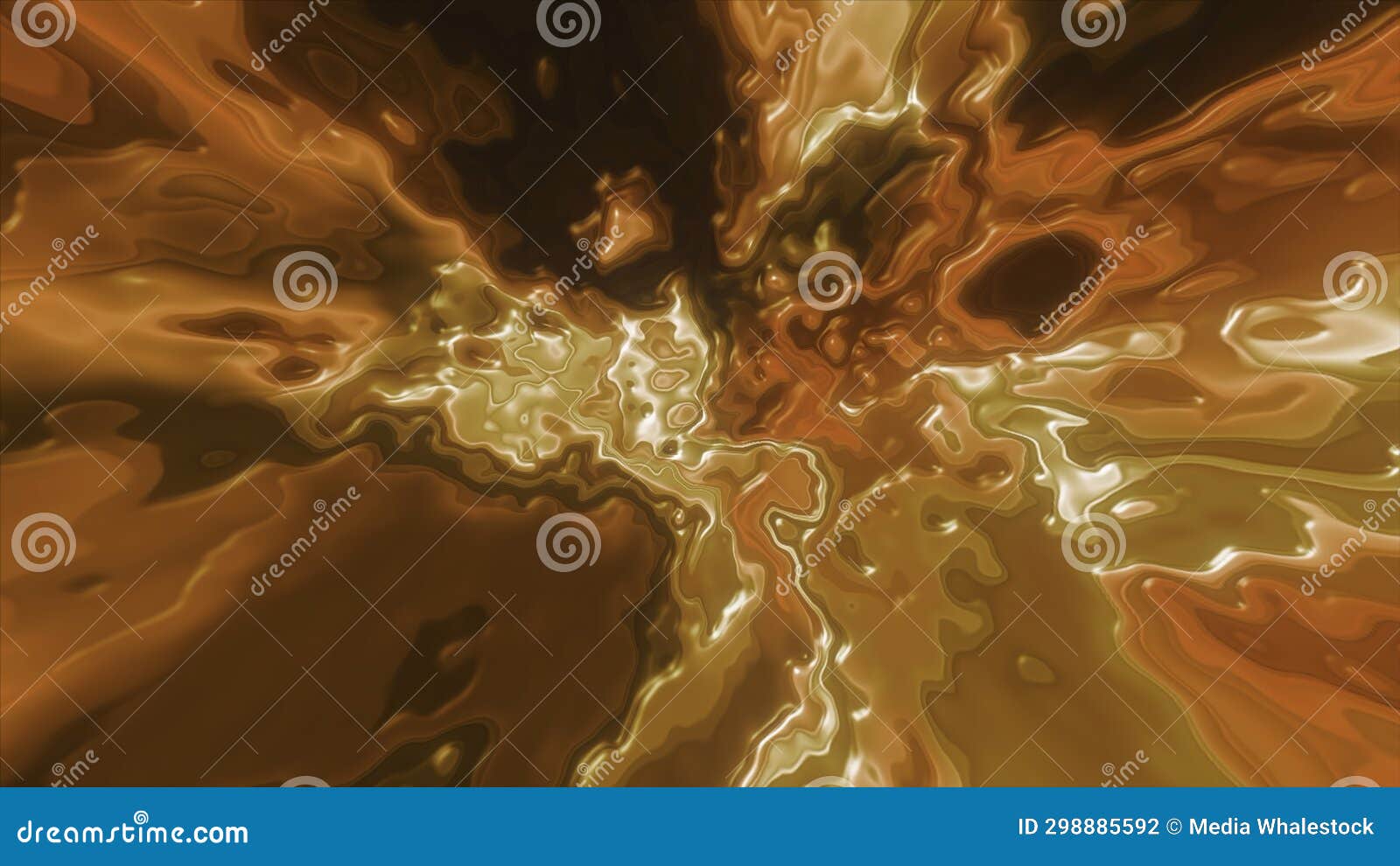 Moving Pattern of Liquid Layers. Motion. Glowing Layers of Moving Fluid ...