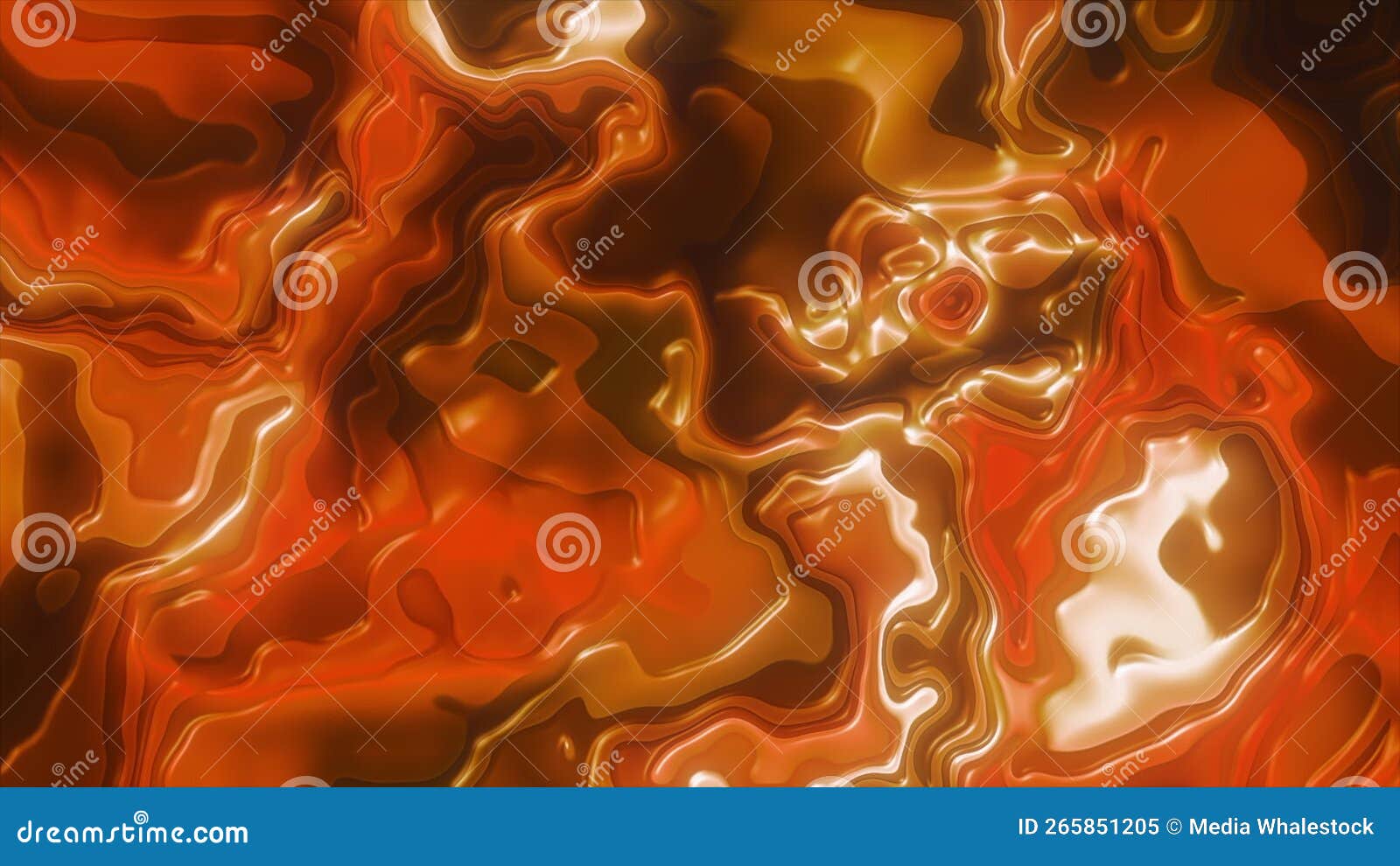 Moving Pattern of Liquid Layers. Motion. Glowing Layers of Moving Fluid ...