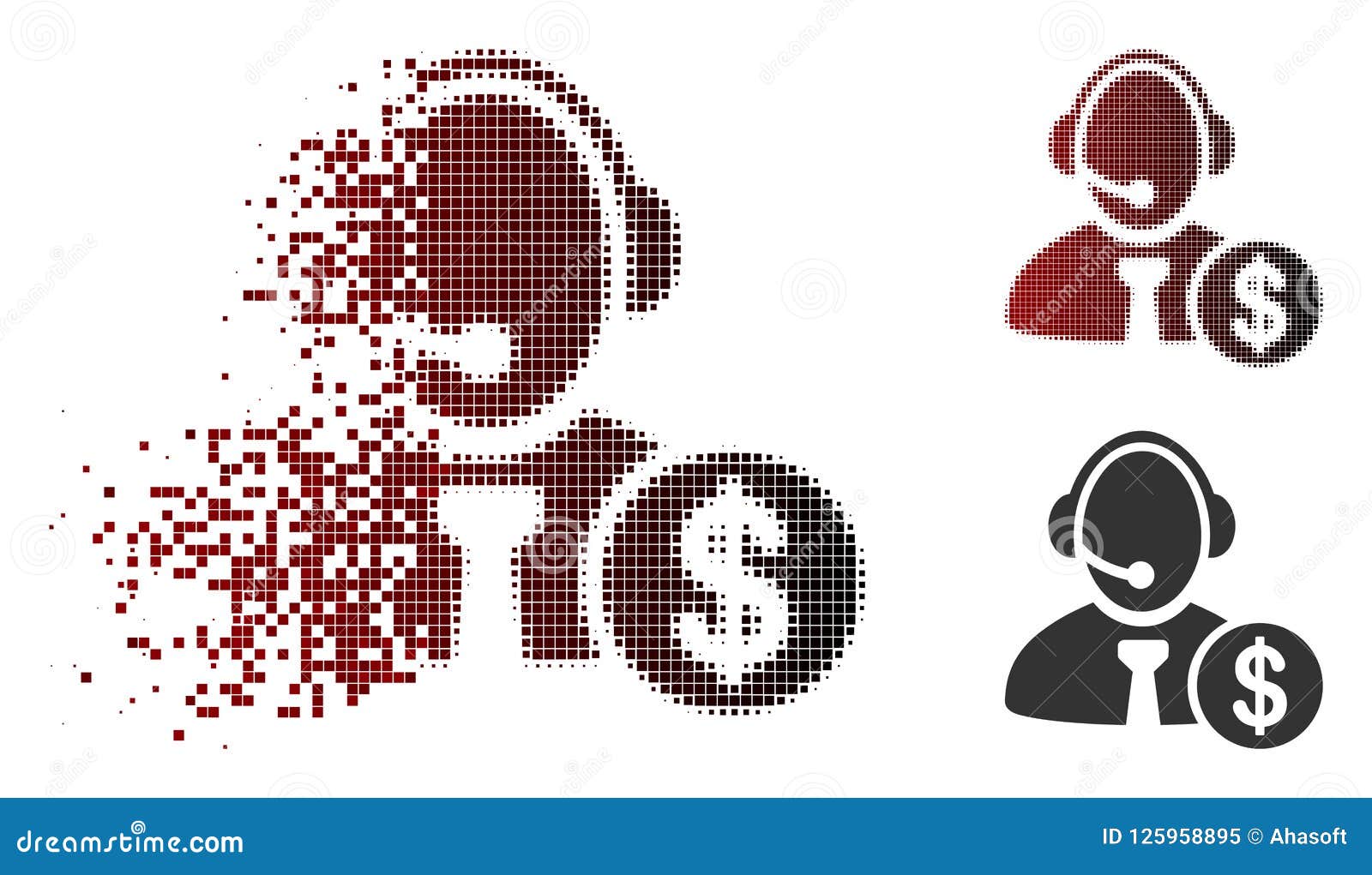 Moving Pixel Halftone Distance Marketing Icon Stock Vector ... Moving Pixel Halftone Distance Marketing Icon Stock Vector ...