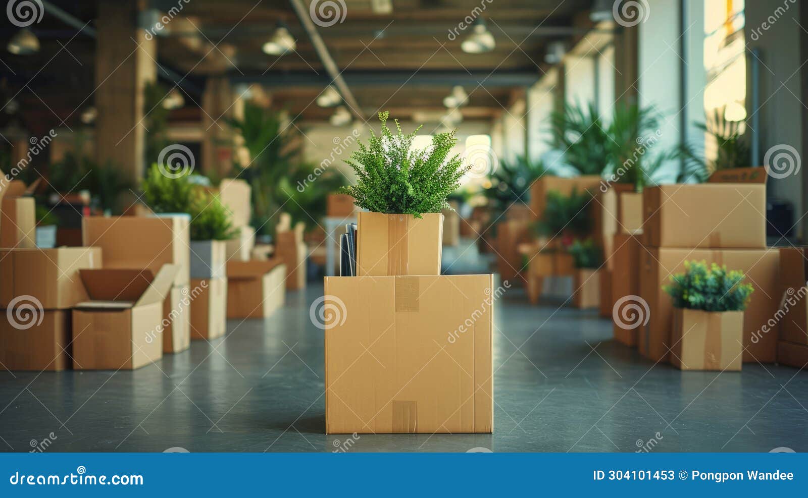 A Moving Process with Packed Boxes and Potted Plants Relocation or ...