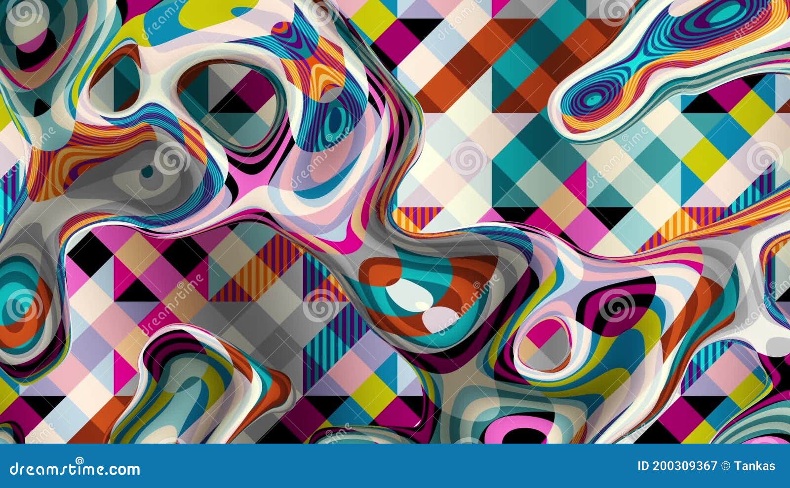 Psychedelic Moving Background Stock Video - Video of layers, shapes ...