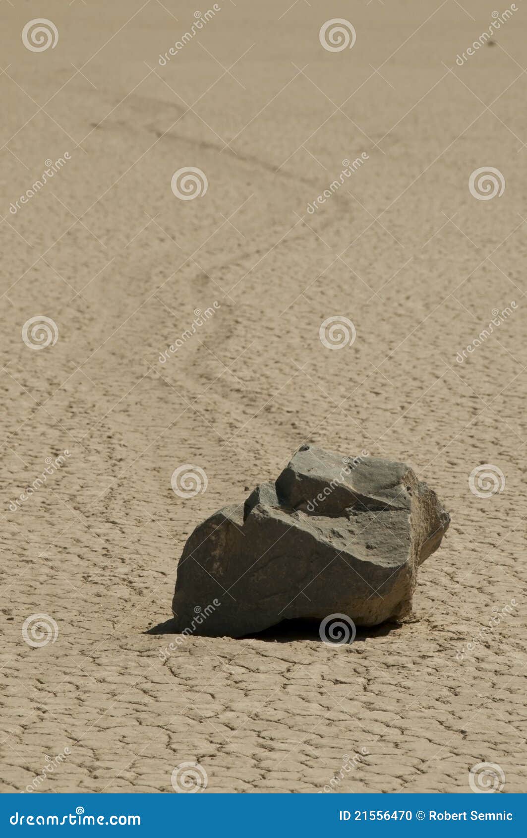 Death valley - Moving rock stock photo. Image of north - 21556470