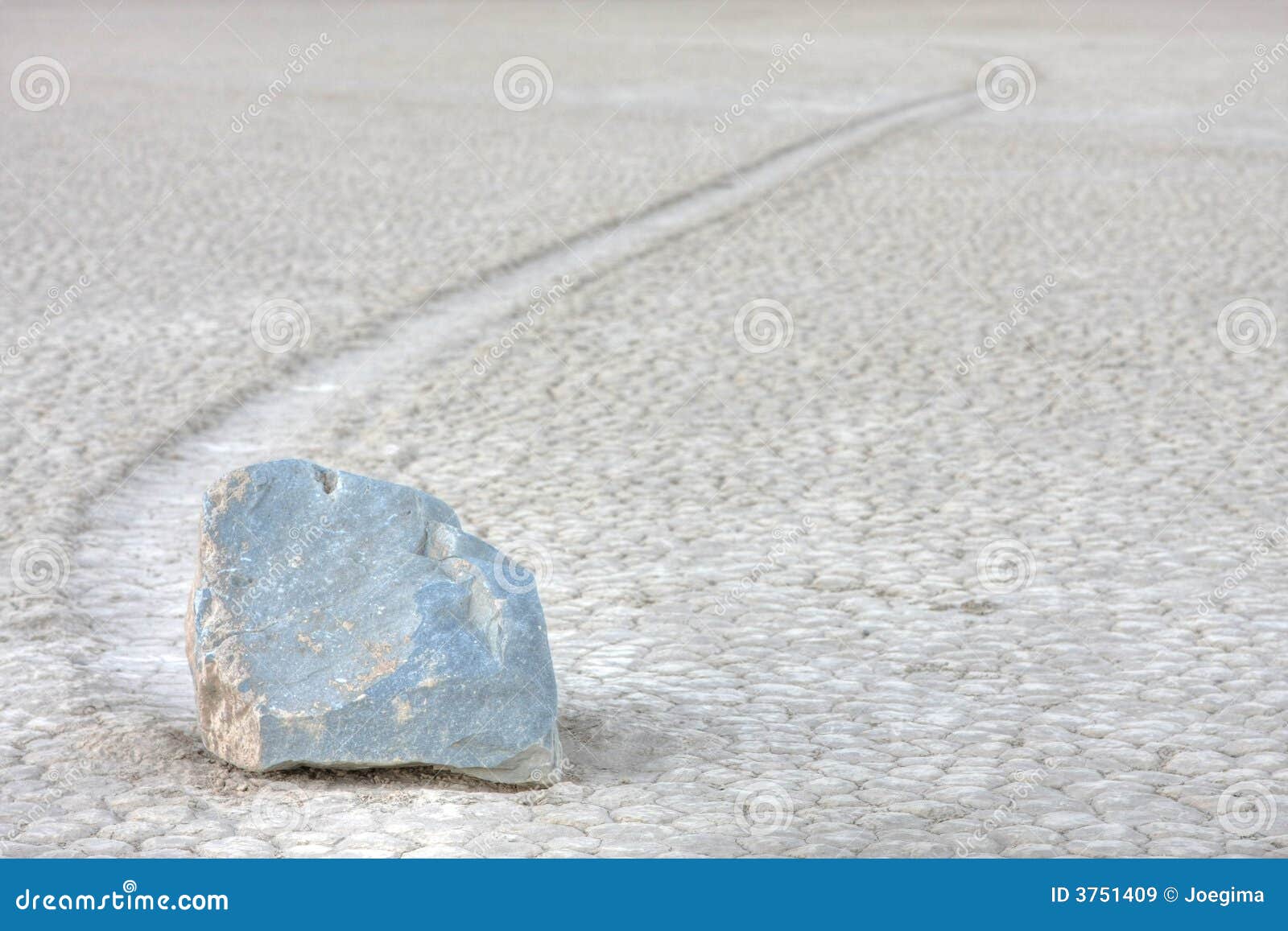 Moving Rock, Death Valley National Park CA Stock Image - Image of ...