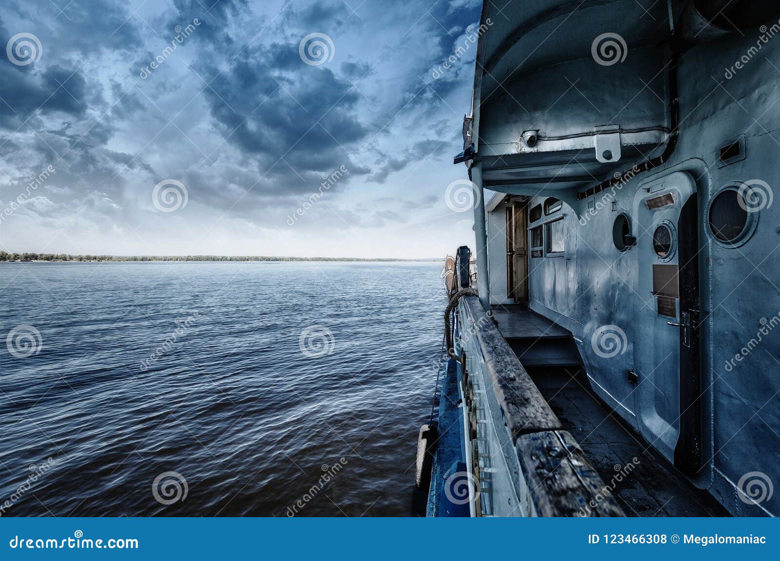 Moving ship stock photo. Image of cloud, heaven, glowing - 123466308