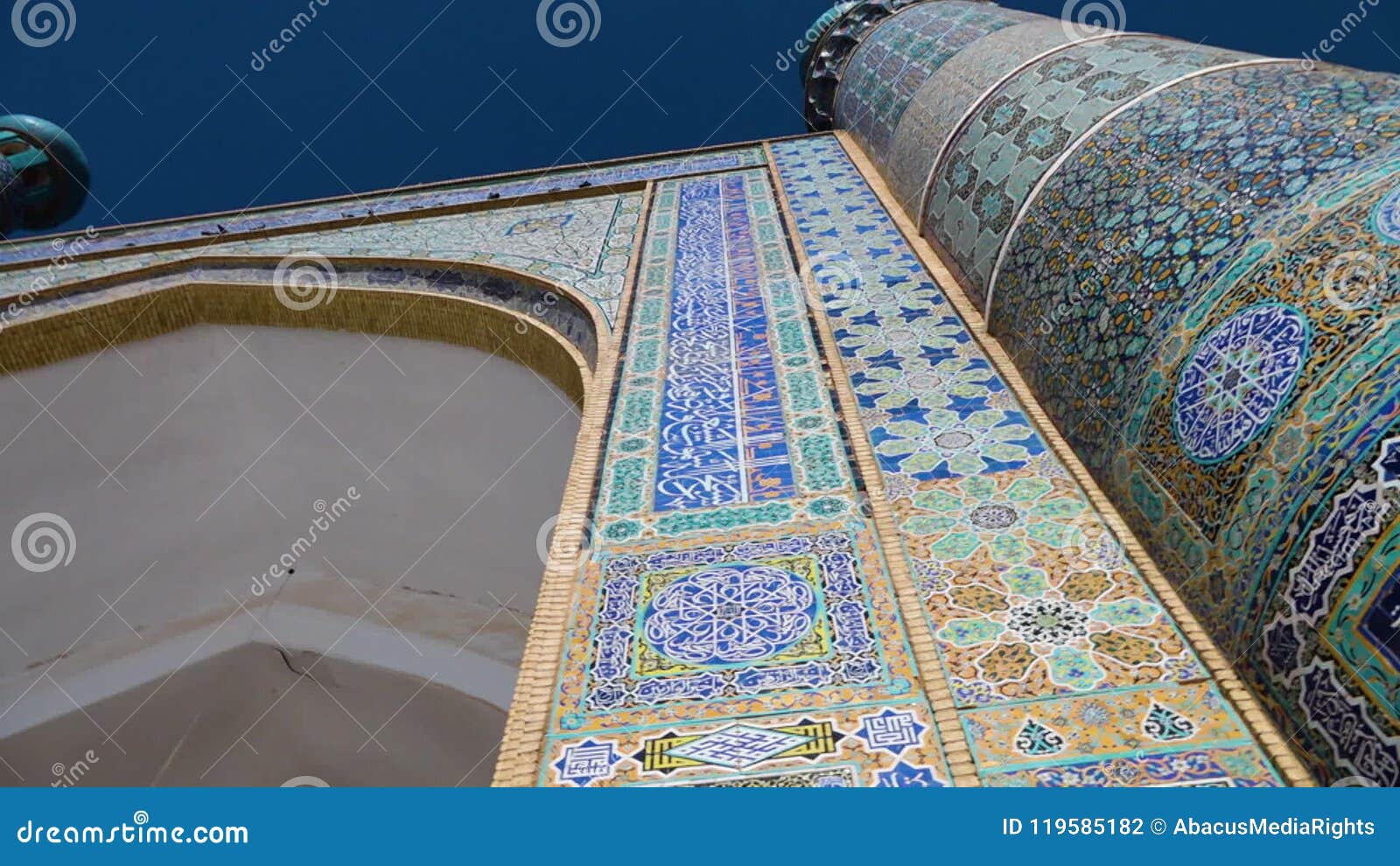 Unique Patterns Inside a Mosque Stock Footage - Video of marble ...