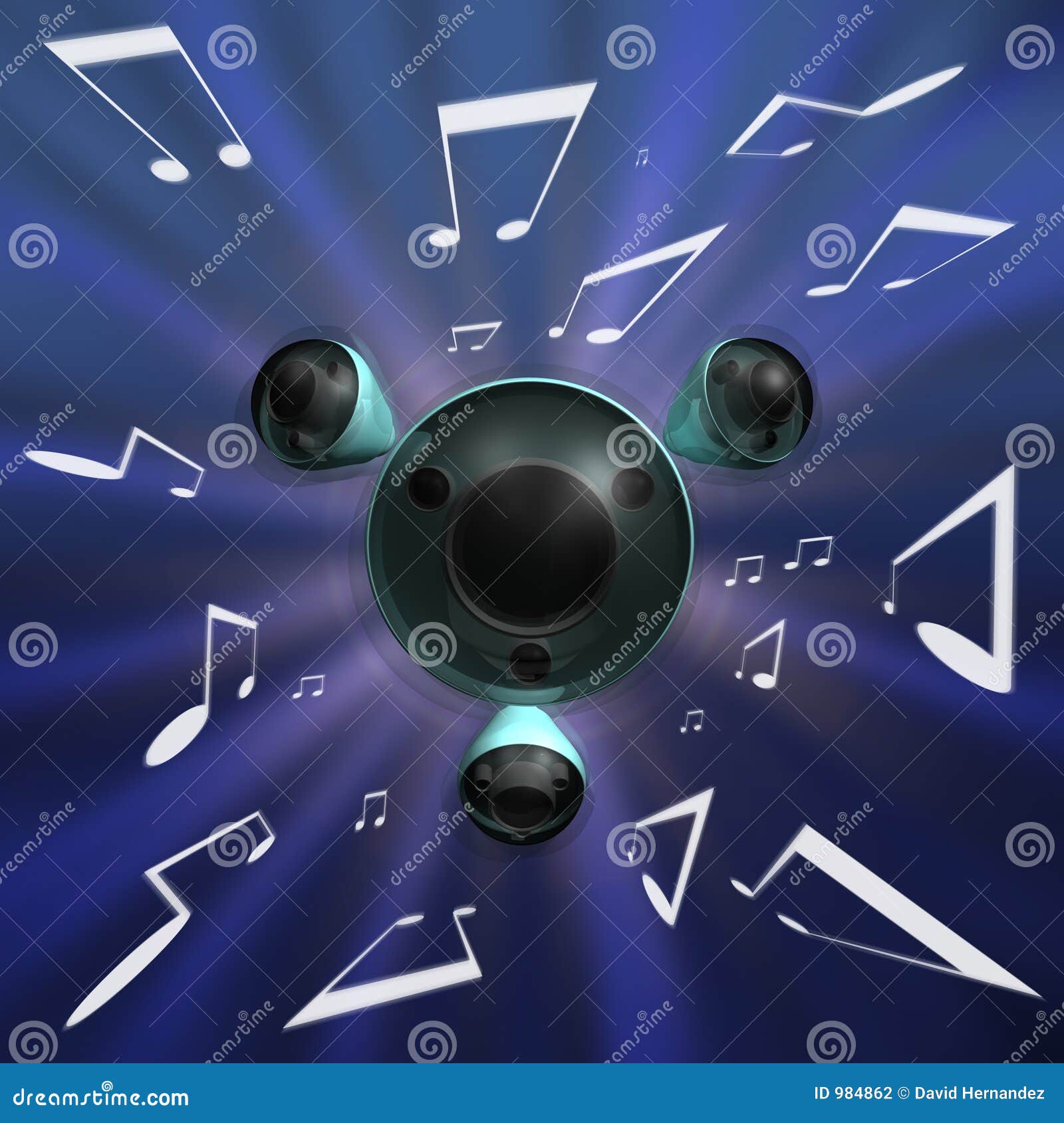 Moving Sound stock illustration. Illustration of render - 984862