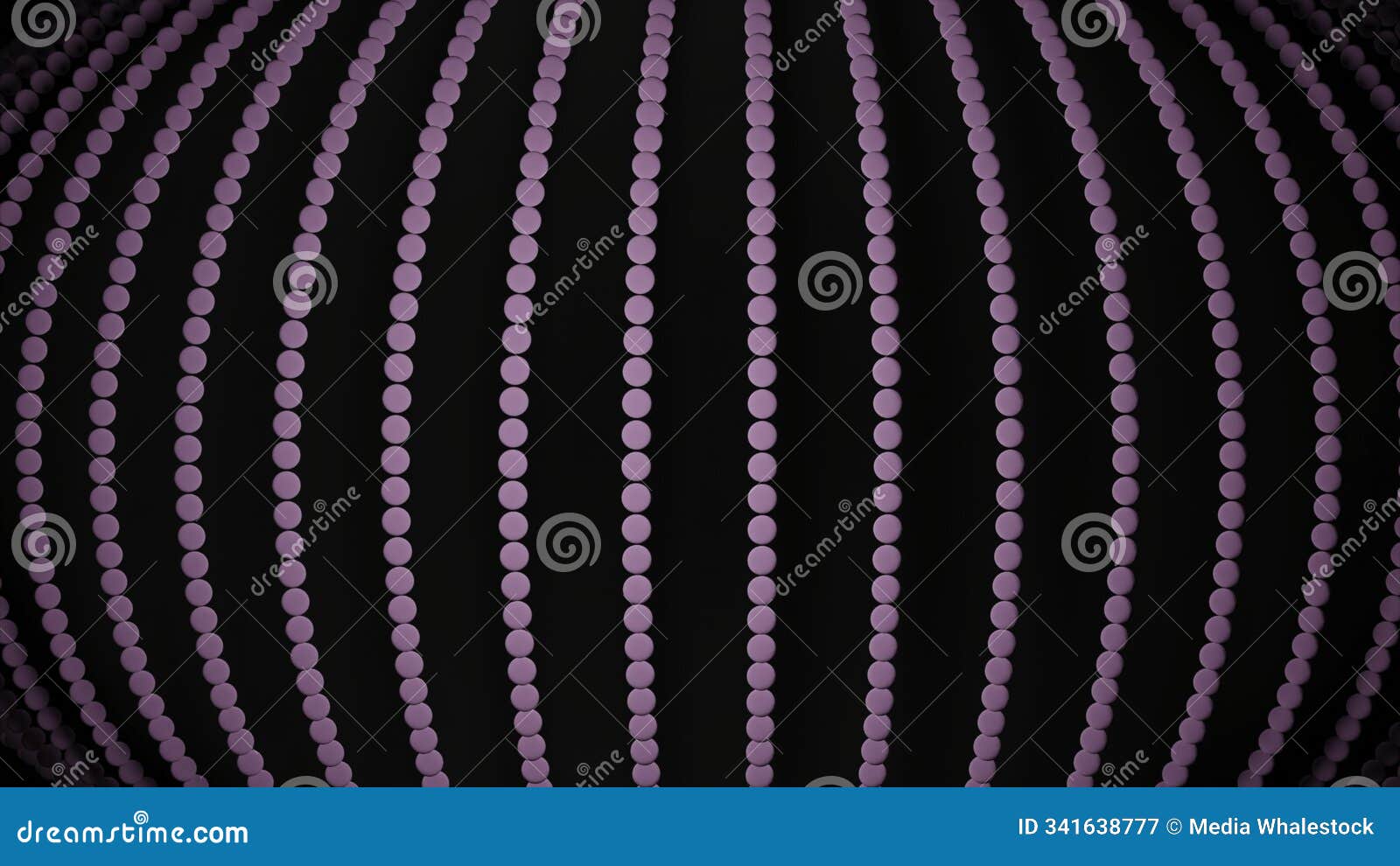 Moving Sphere with Lines and Chain. Design. Bulging Chains with 3D ...