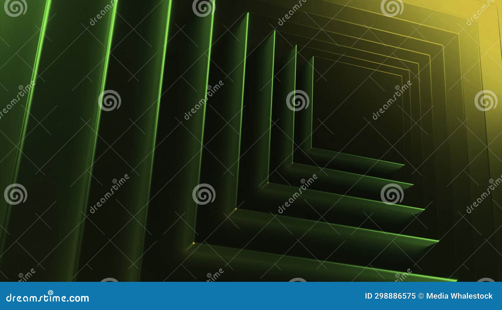 Moving Squares with Rotating Light. Design. Rotating Color Light Filter ...