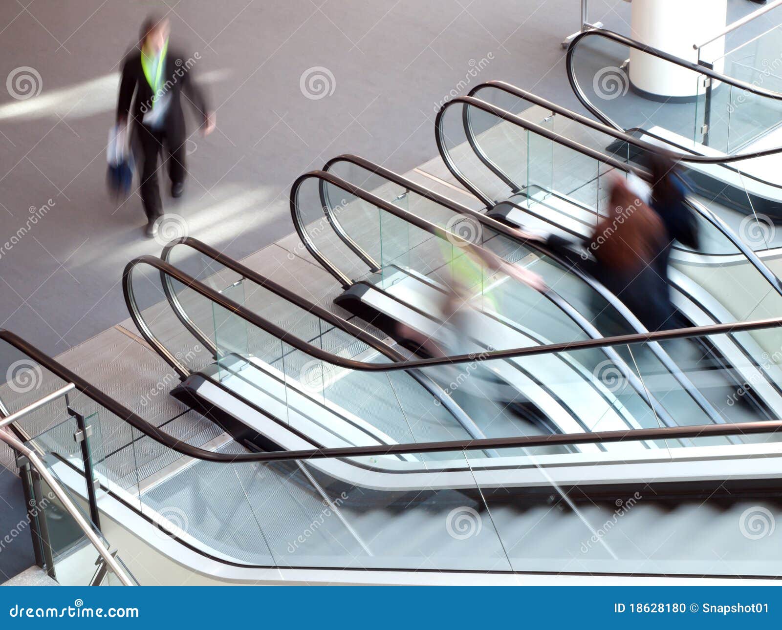 Moving Staircase stock photo. Image of construction, building - 18628180