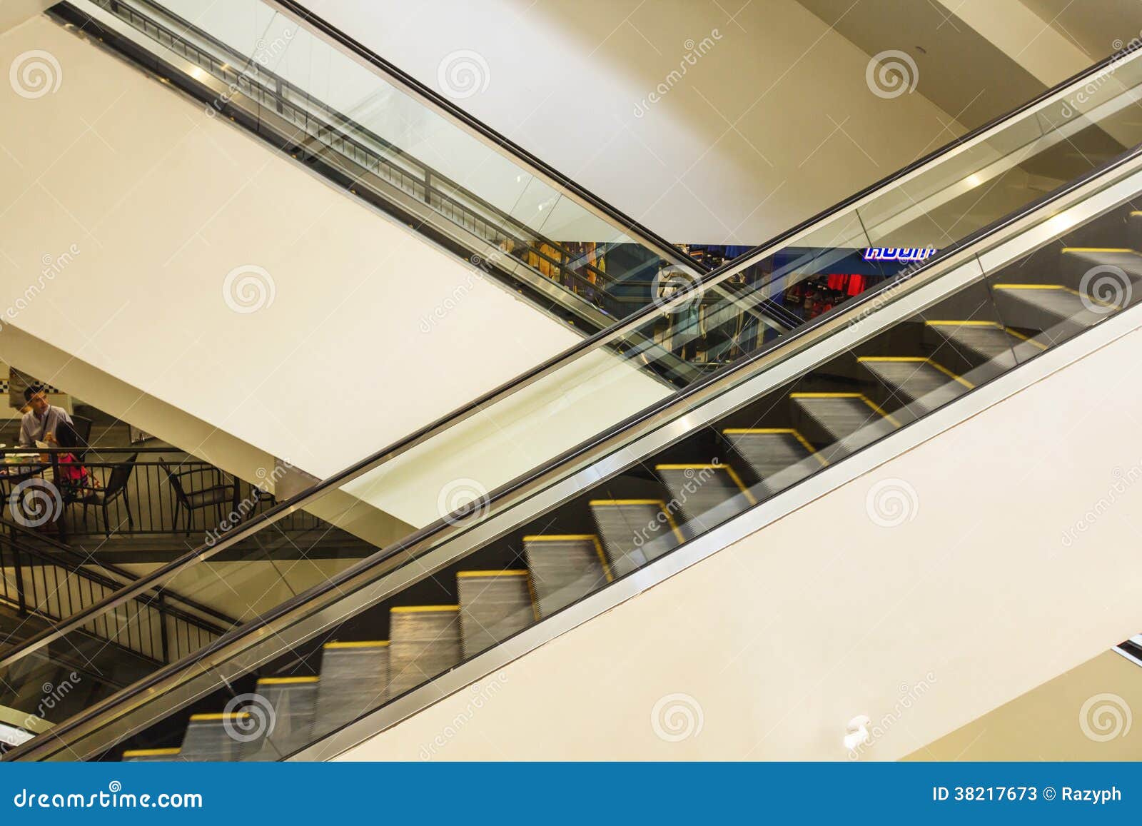 Moving staircase editorial stock photo. Image of tourist - 38217673
