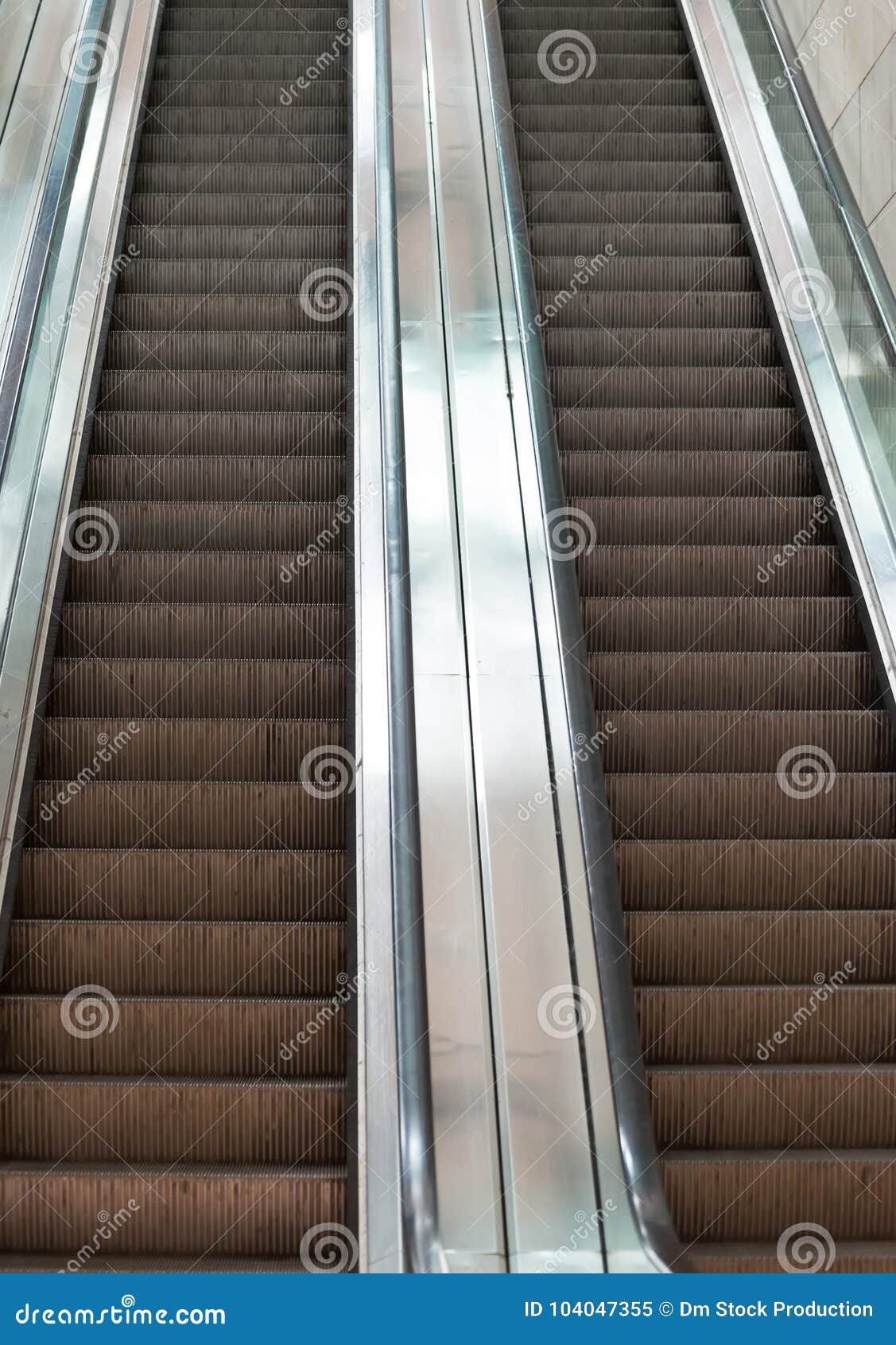 Moving staircase. stock image. Image of building, development - 104047355