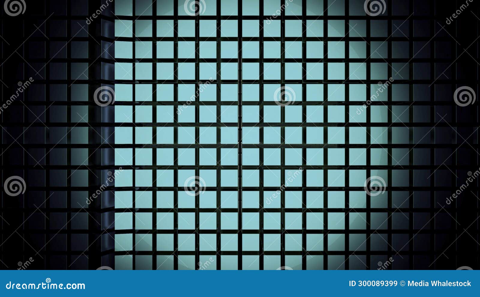 Moving Strip on Surface with Squares. Design. Background is Made of ...