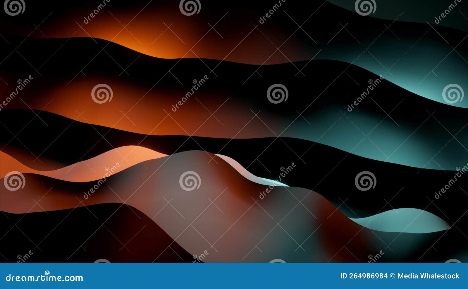 Moving Stripes with Reflection on Black Background. Design Stock ...