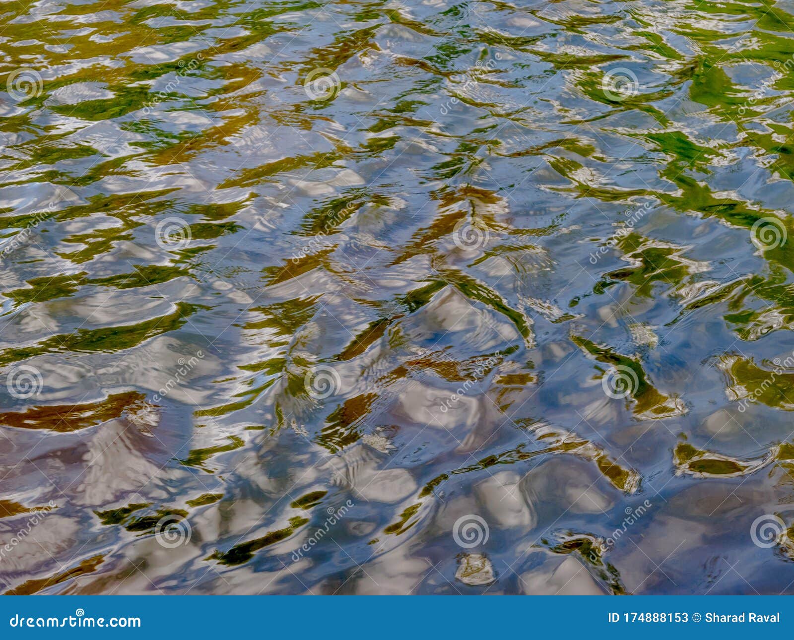 Moving Surface of the Water in Slow Motion Stock Image - Image of ...