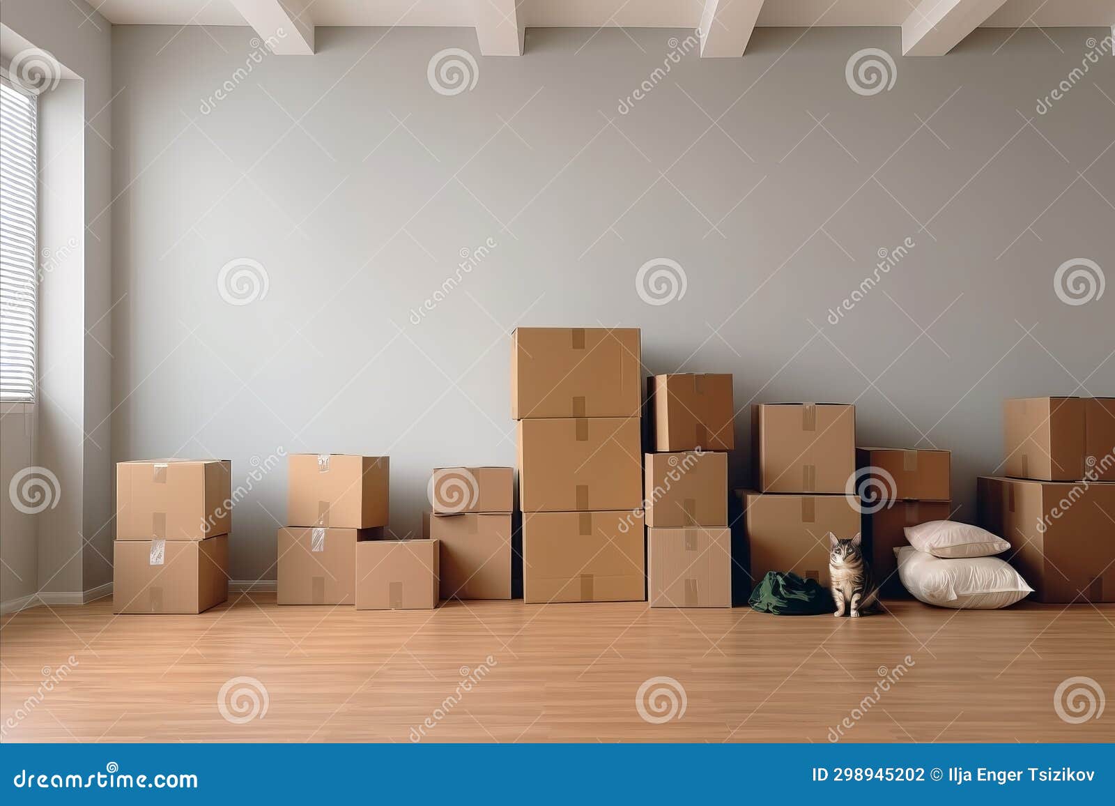 Moving To New Home Donation Concept with Stack of Cardboard Boxes and ...