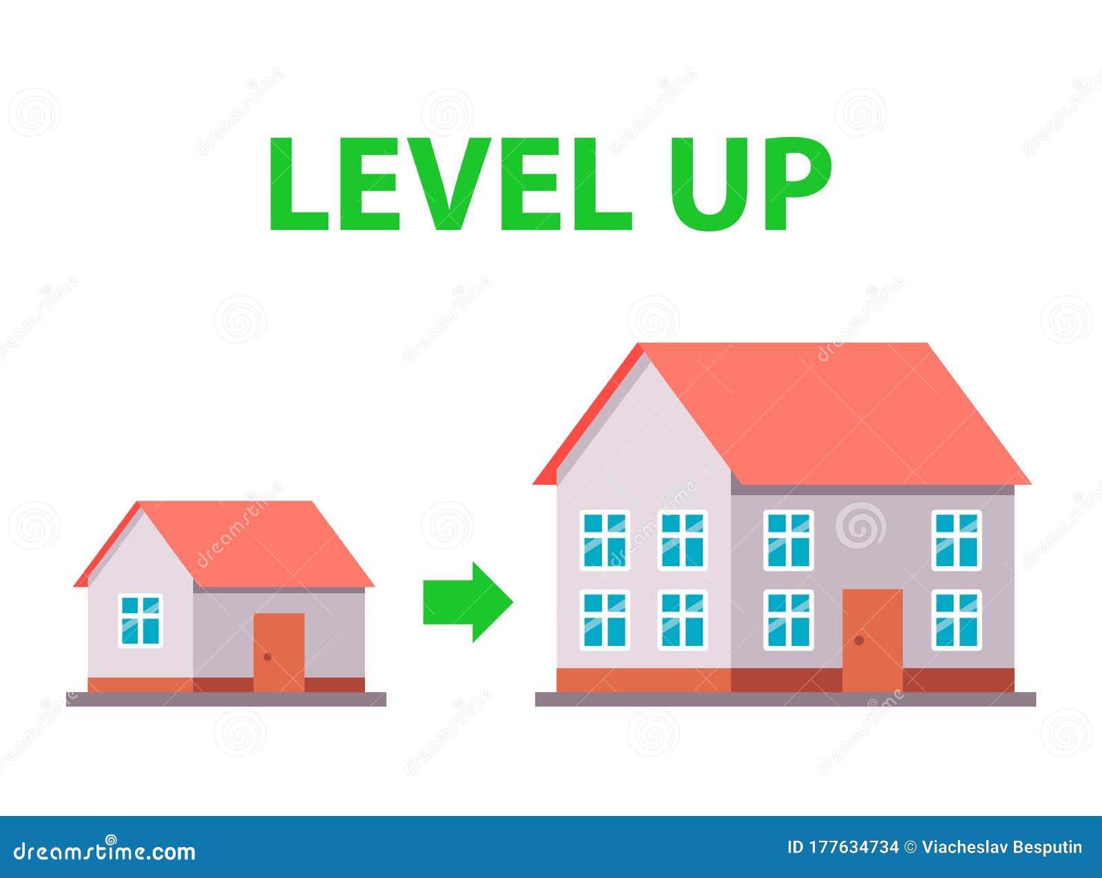 Moving To a New House. Improvement of Housing Conditions Stock Vector ... Moving To a New House. Improvement of Housing Conditions Stock Vector ...