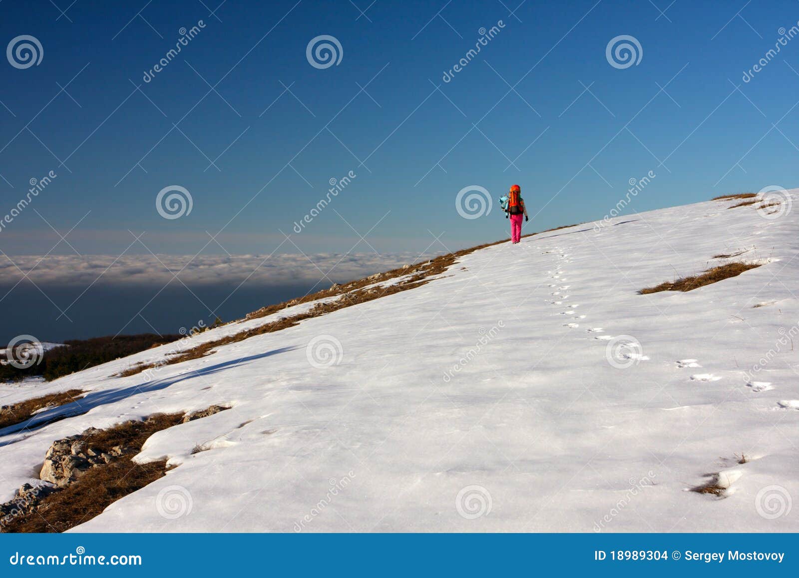 Moving to the top stock photo. Image of walking, ascent - 18989304