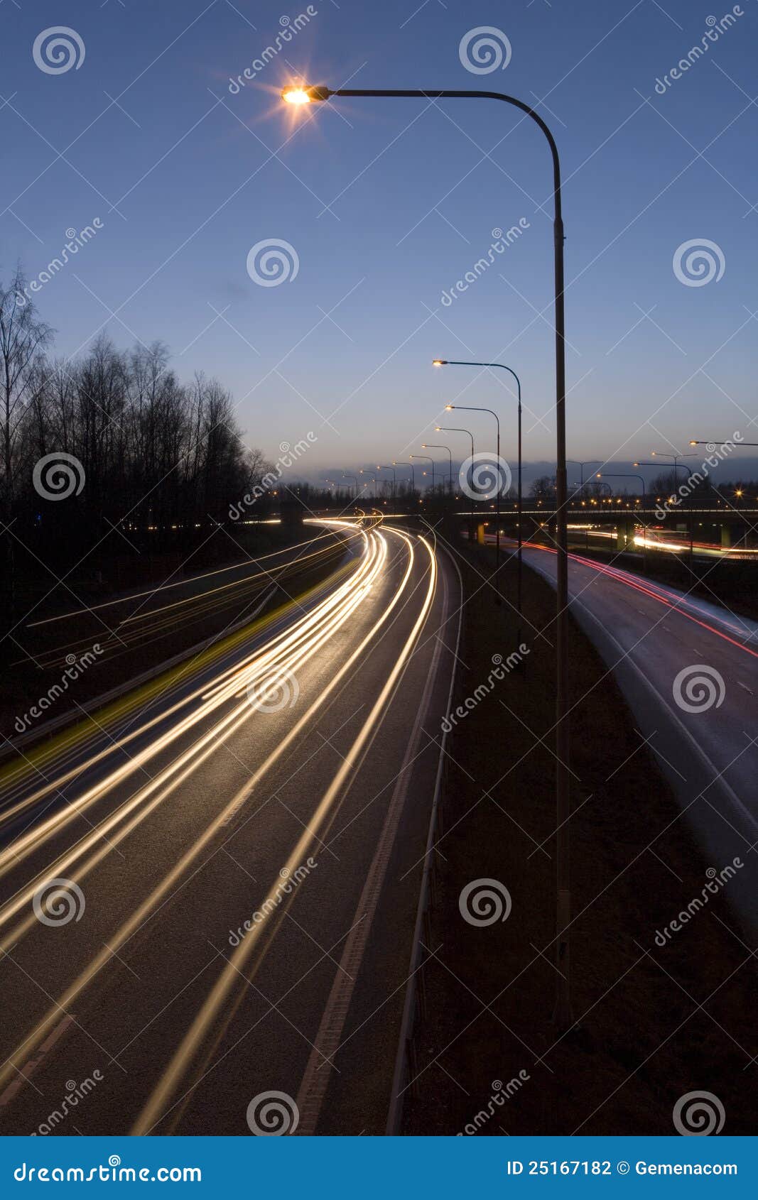 Moving Traffic stock photo. Image of street, land, long - 25167182