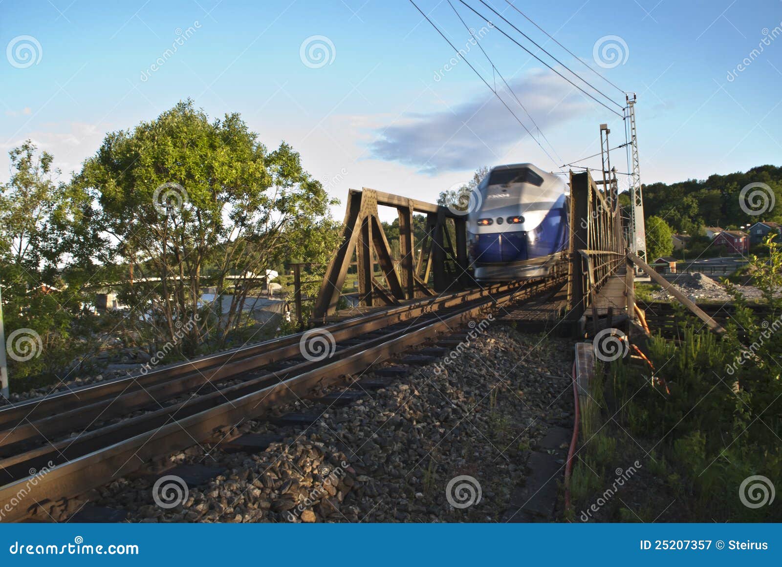 Moving train stock image. Image of movement, journey - 25207357