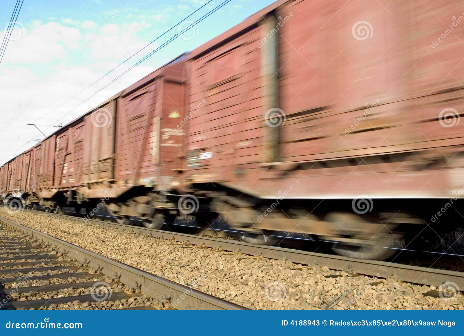 Moving train stock image. Image of passage, locomotive - 4188943