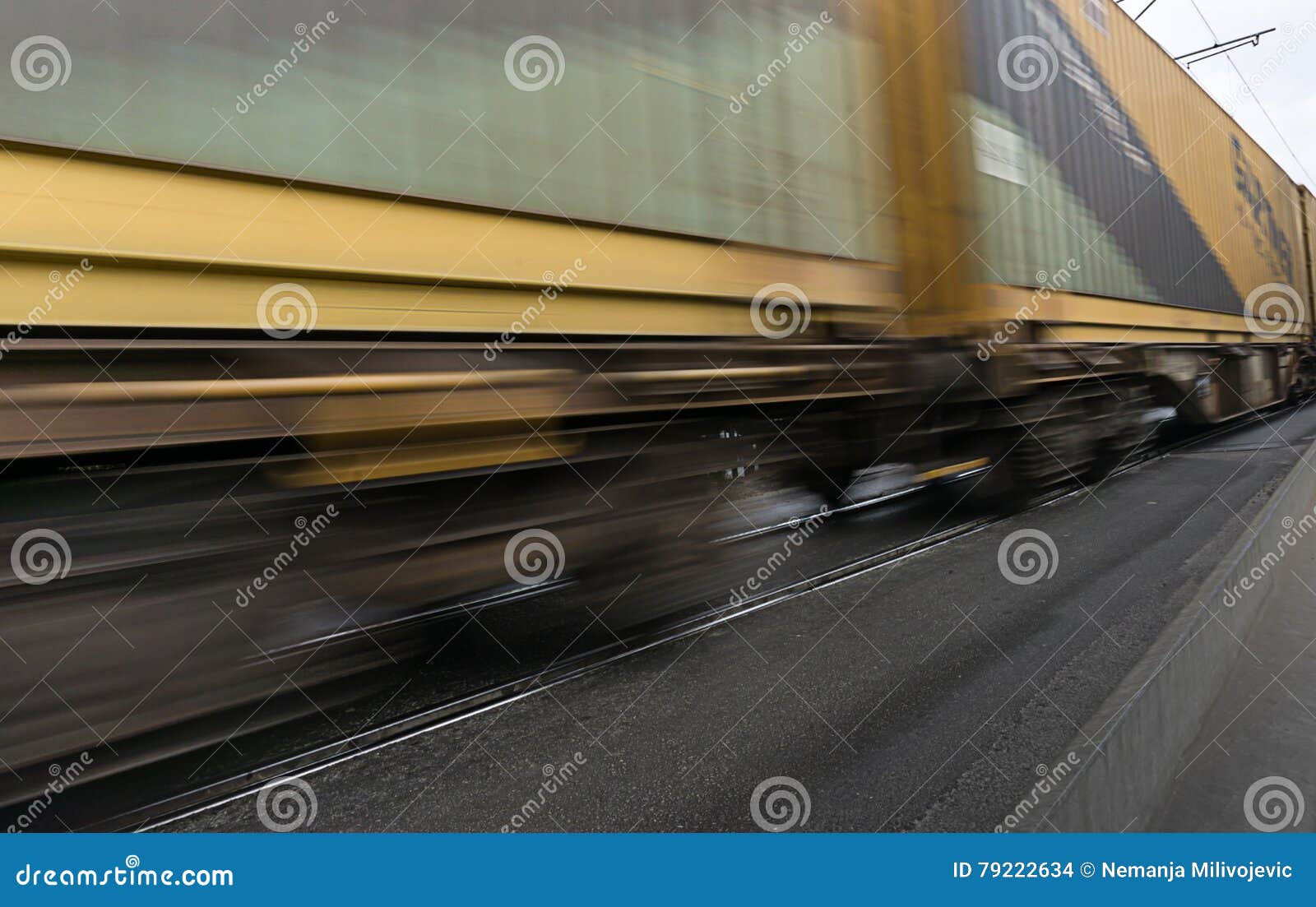 Moving train stock photo. Image of train, transportation - 79222634