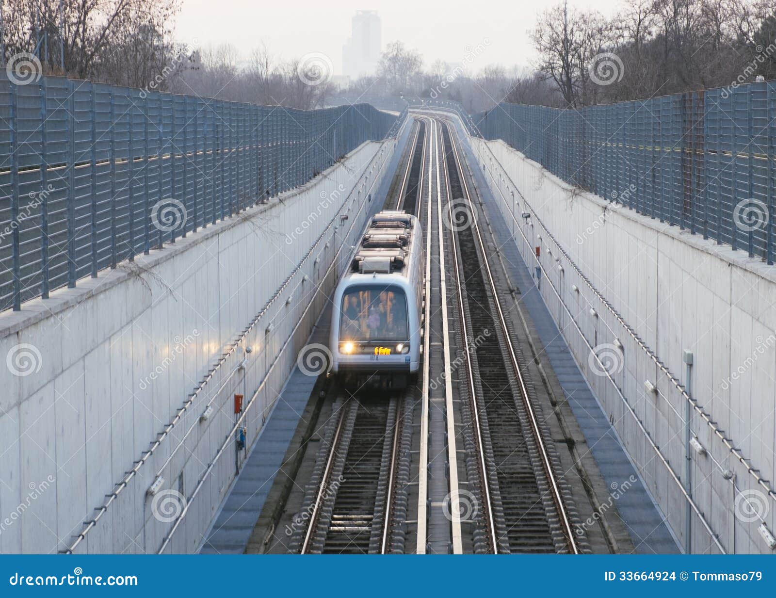 Moving train stock photo. Image of rail, rails, railway - 33664924