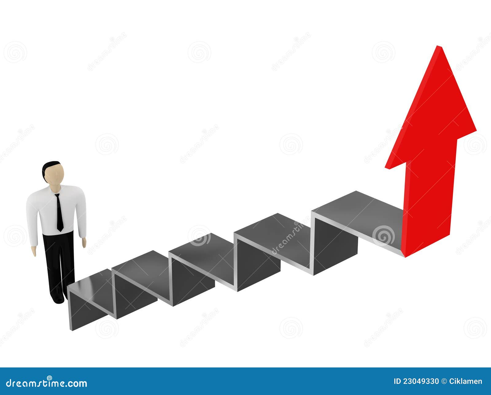 Moving up stock illustration. Illustration of direct - 23049330