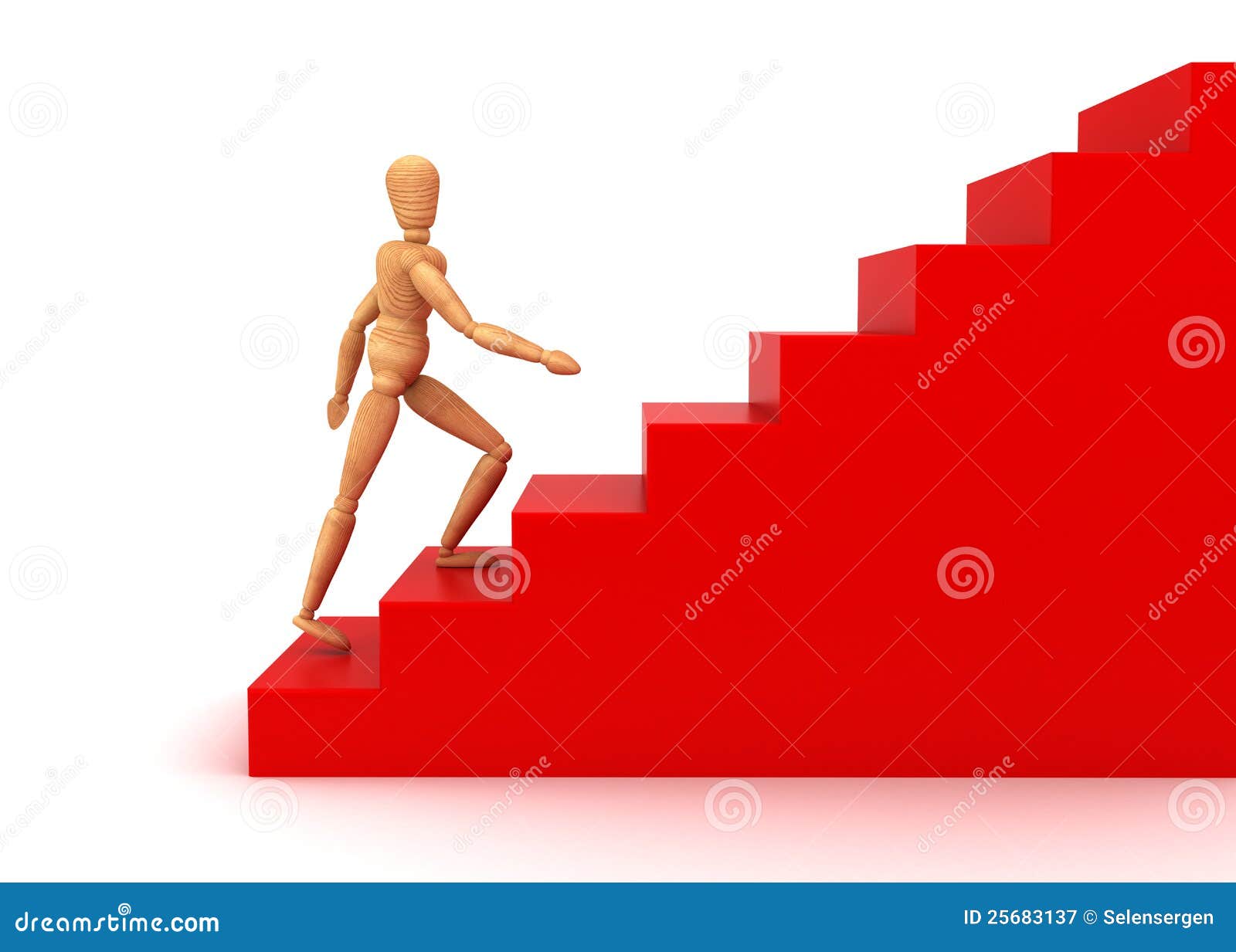 Moving Up (with Clipping Path) Stock Illustration - Illustration of ...