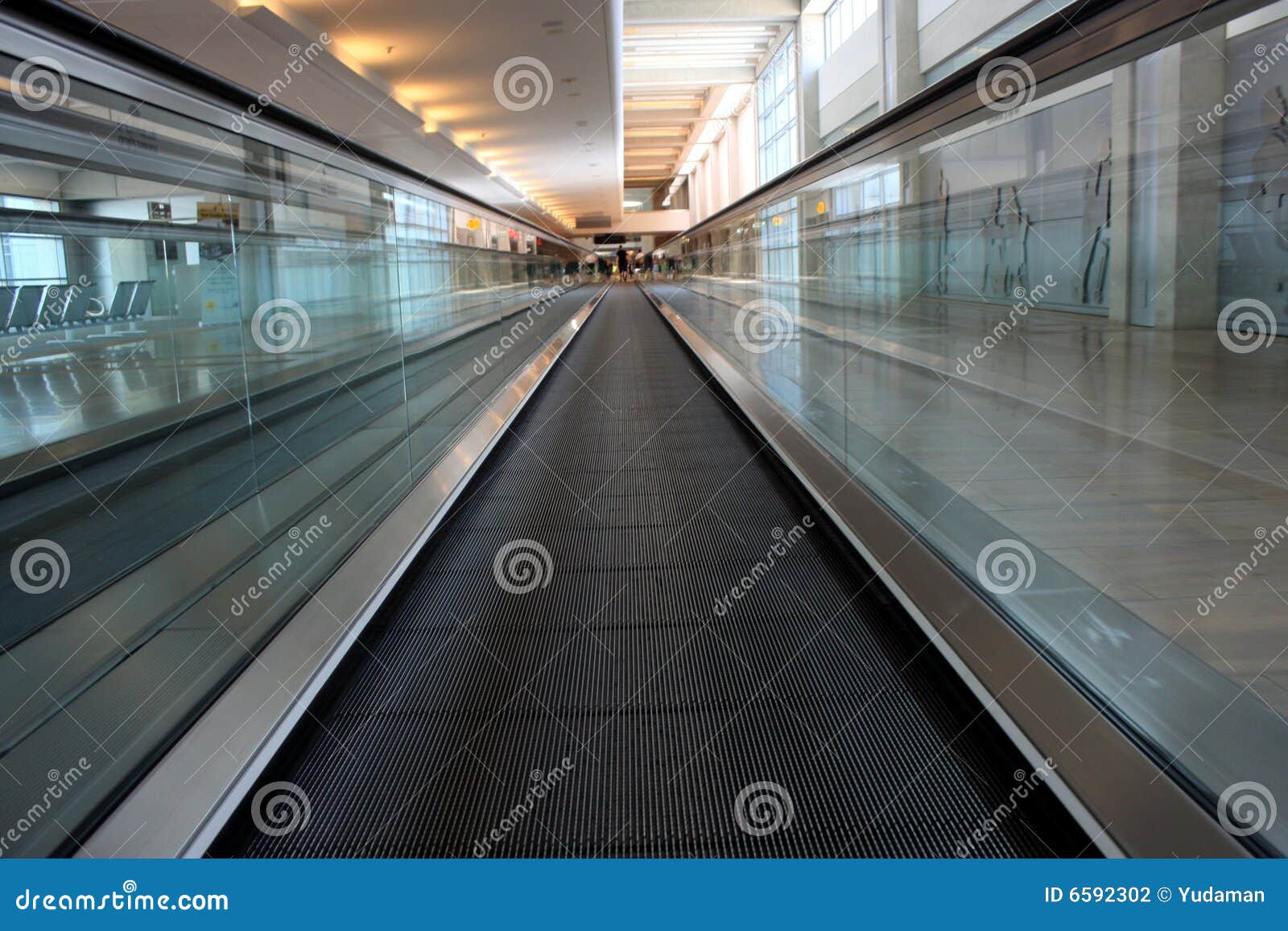 Moving Walkway stock photo. Image of ceiling, mall, moving - 6592302