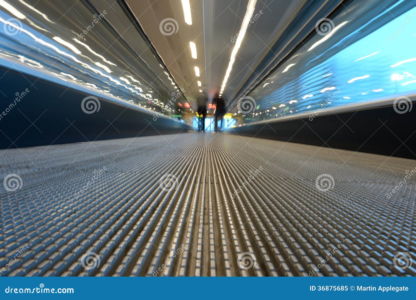 Moving walkway stock image. Image of inside, tread, walkway - 36875685