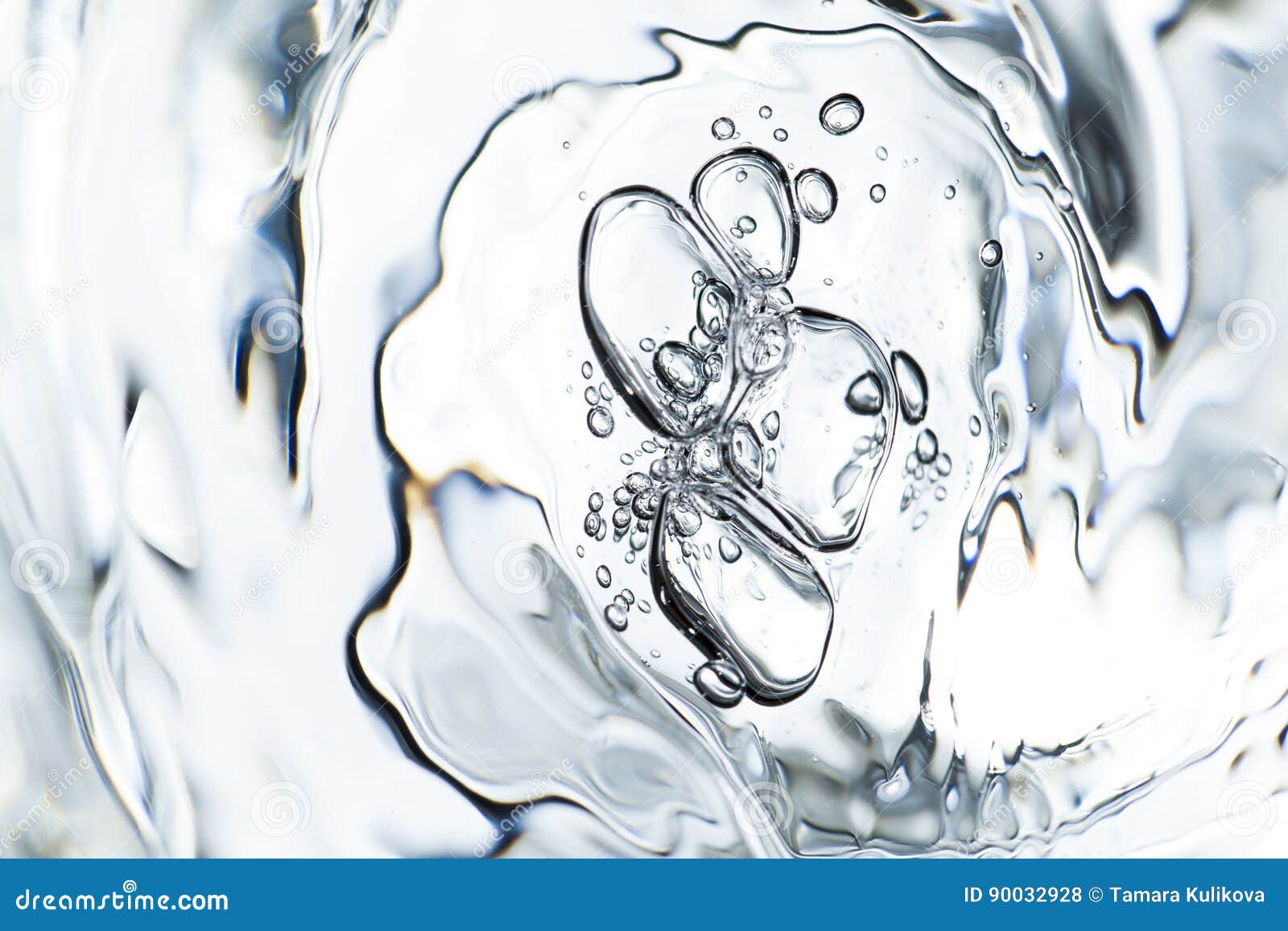 Moving Water with Air Bubbles Stock Photo - Image of galactic ...