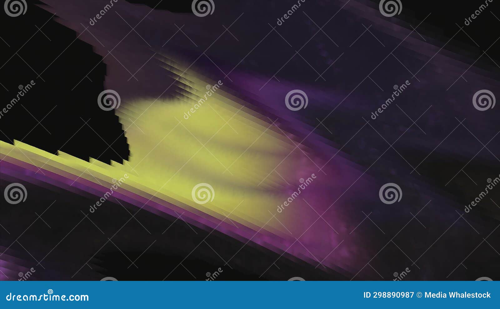 Moving Waves of Colorful Cyber Interference. Motion. Colorful Ripples ...